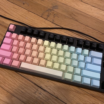 NPKC Gradient Keycap Set | Mechanical Keyboards | Keycaps | PBT Keycaps ...