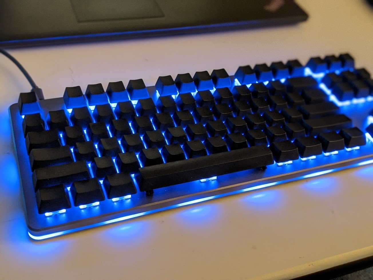 DROP CTRL + NPKC blank PBT caps + DROP Halo Clear switches = HAPPY | Drop