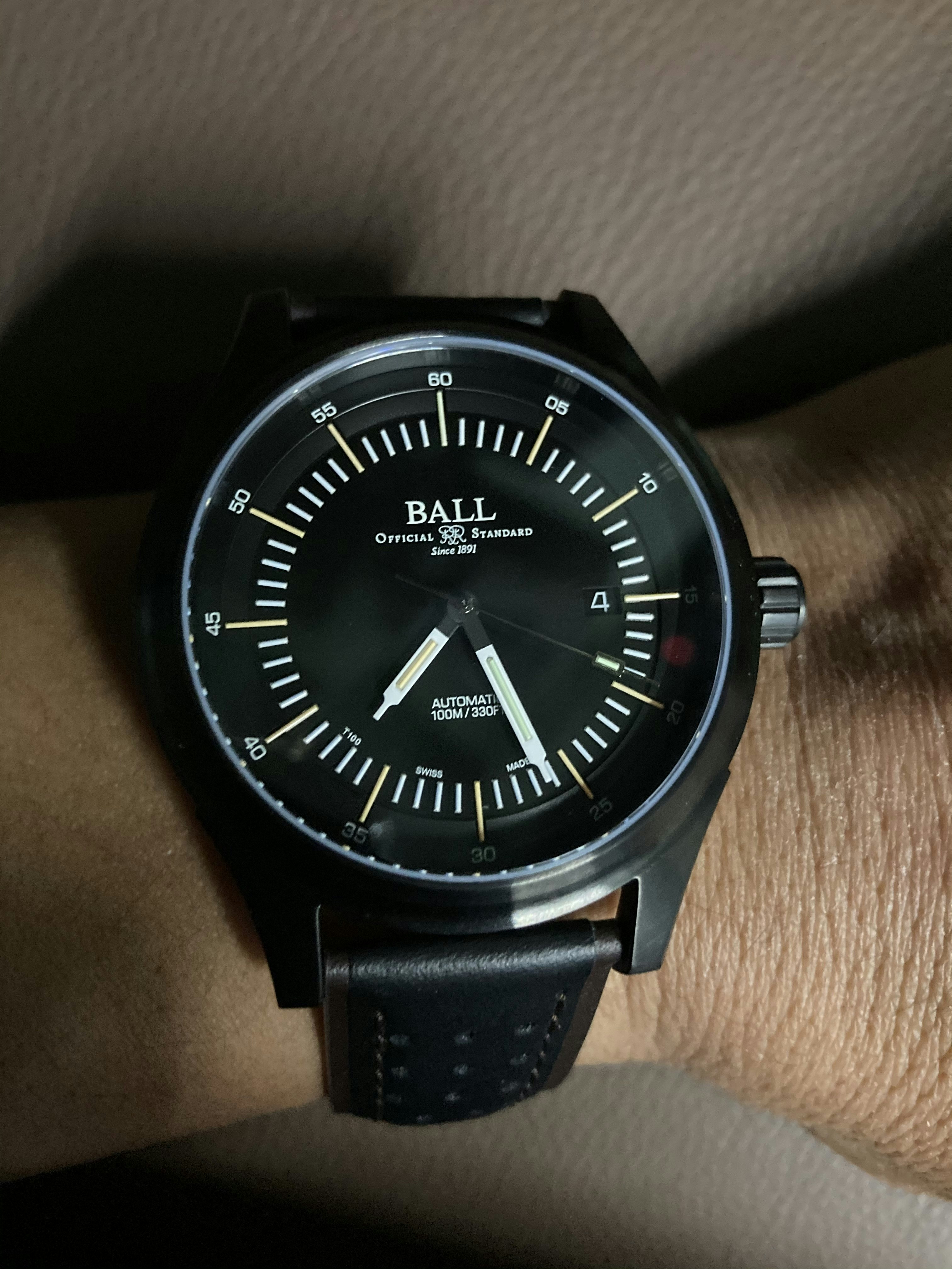 Drop + BALL Watch Co. Night Train DLC Automatic Watch | More Community ...