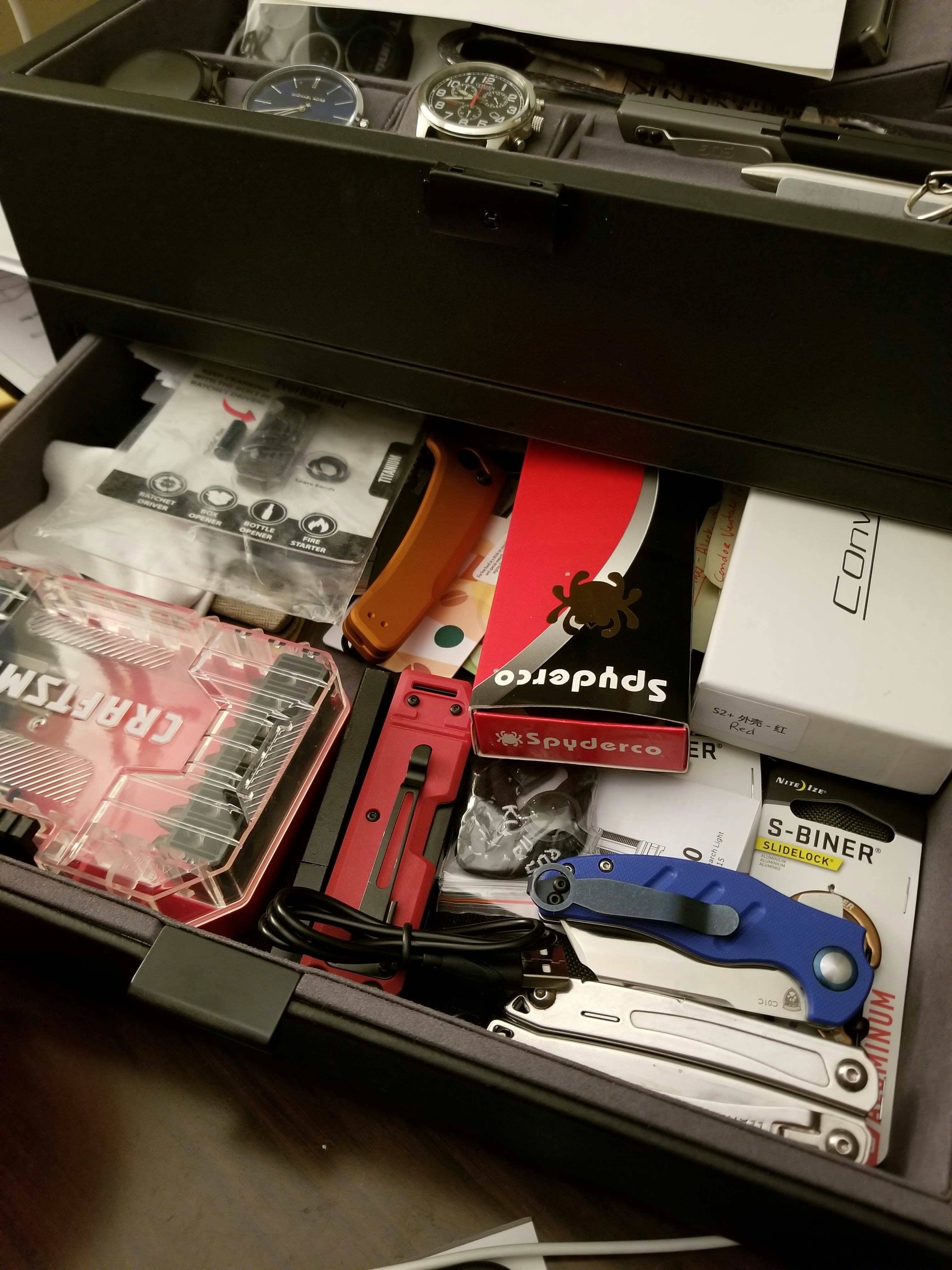 Drop Cache Display Valet Storage Drawer | Containers