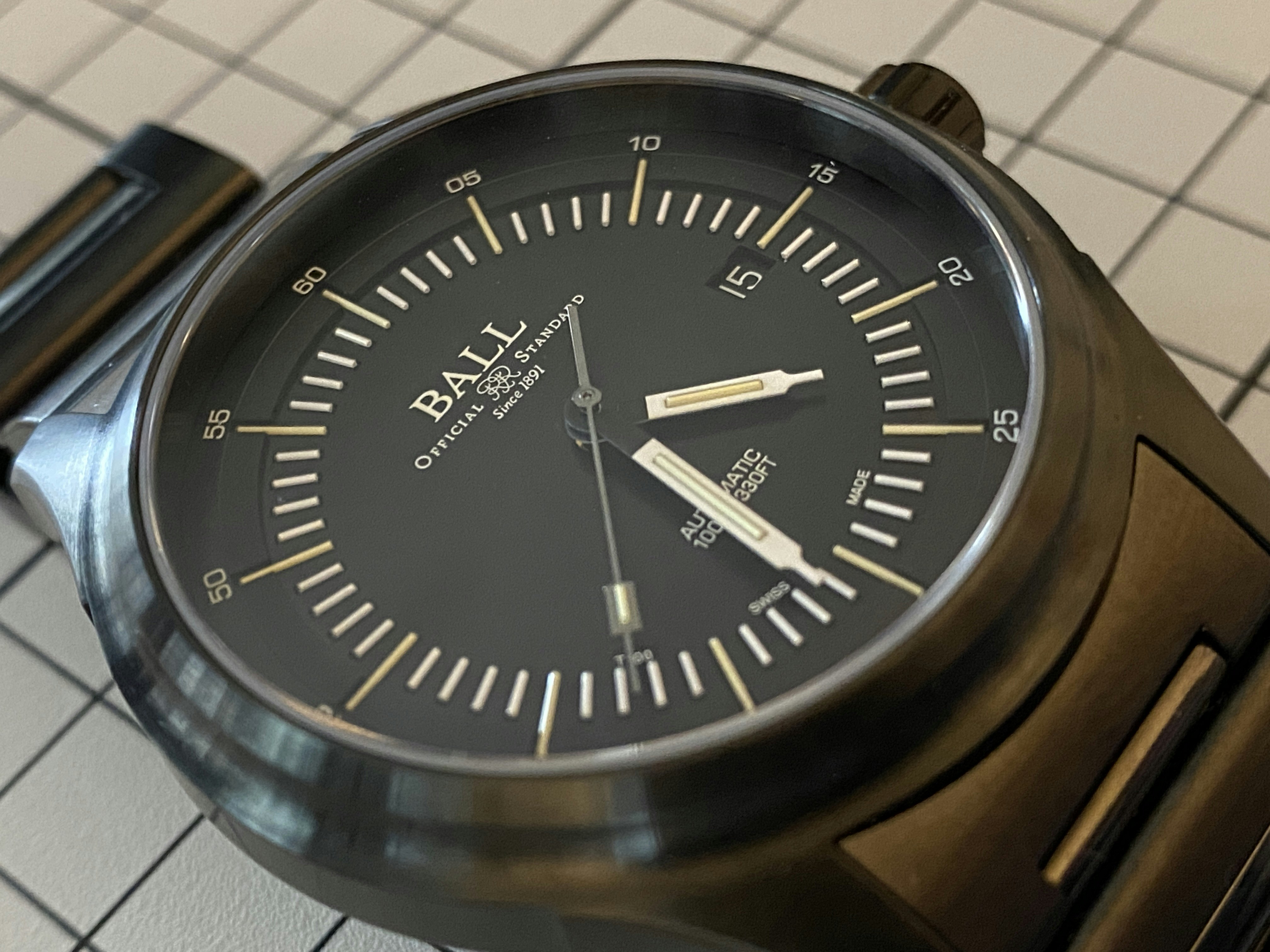 Drop + BALL Watch Co. Night Train DLC Automatic Watch | More Community ...