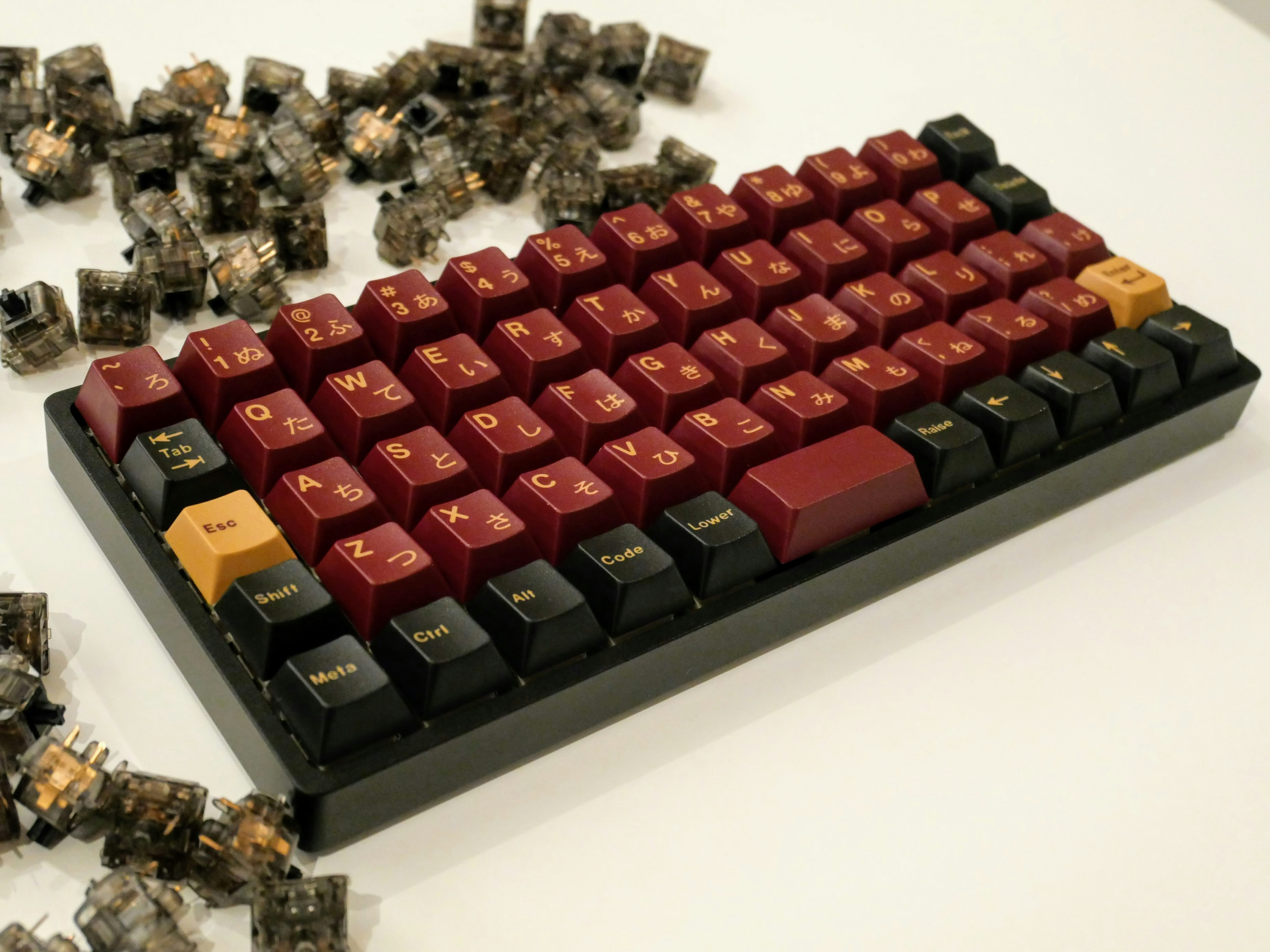 Drop + RedSuns GMK Red Samurai Custom Keycap Set | Mechanical Keyboards ...