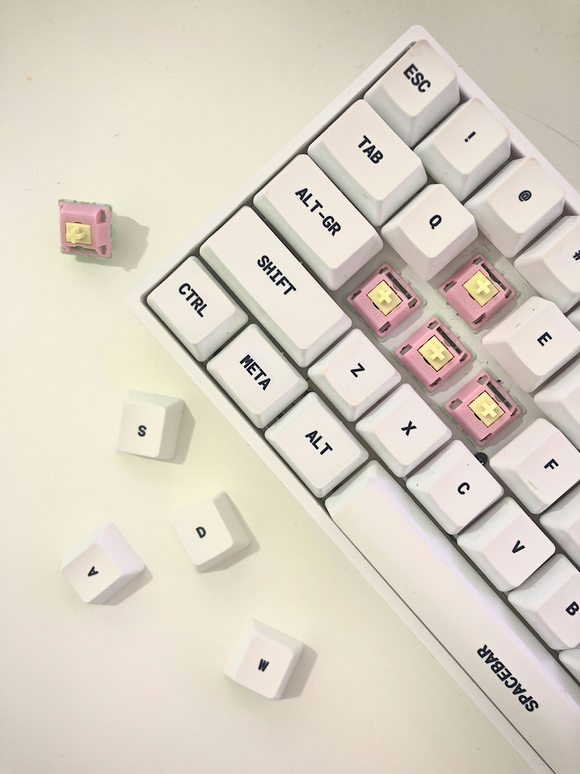 Keyfirst Cream Linear Custom Mechanical Switch | Mechanical Keyboards ...