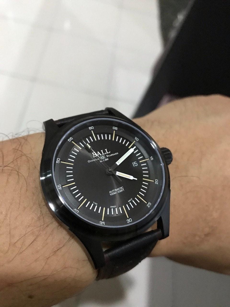 Drop + BALL Watch Co. Night Train DLC Automatic Watch | More Community ...