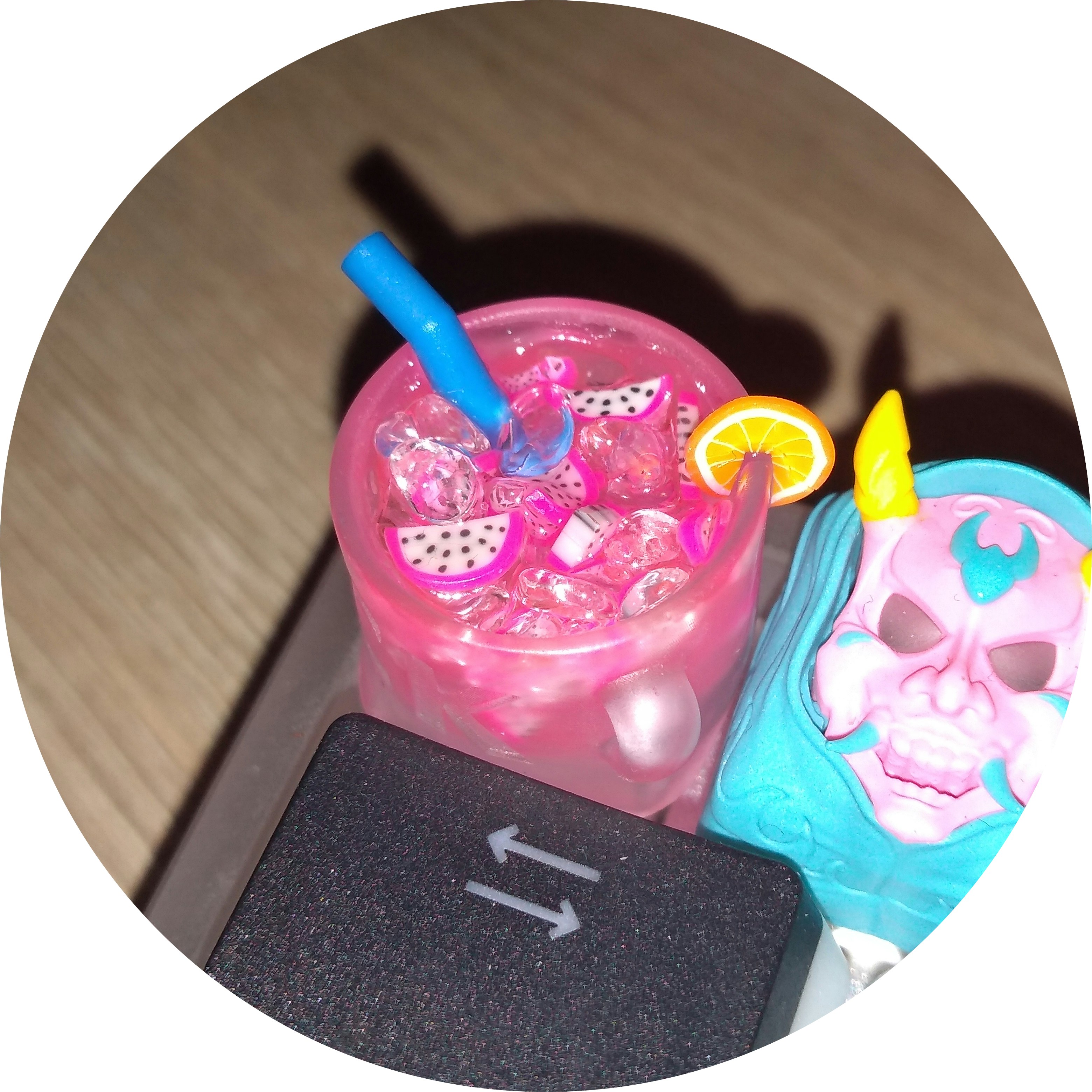 Cool Kit Studio Summer Drink Artisan Keycap | Mechanical Keyboards ...