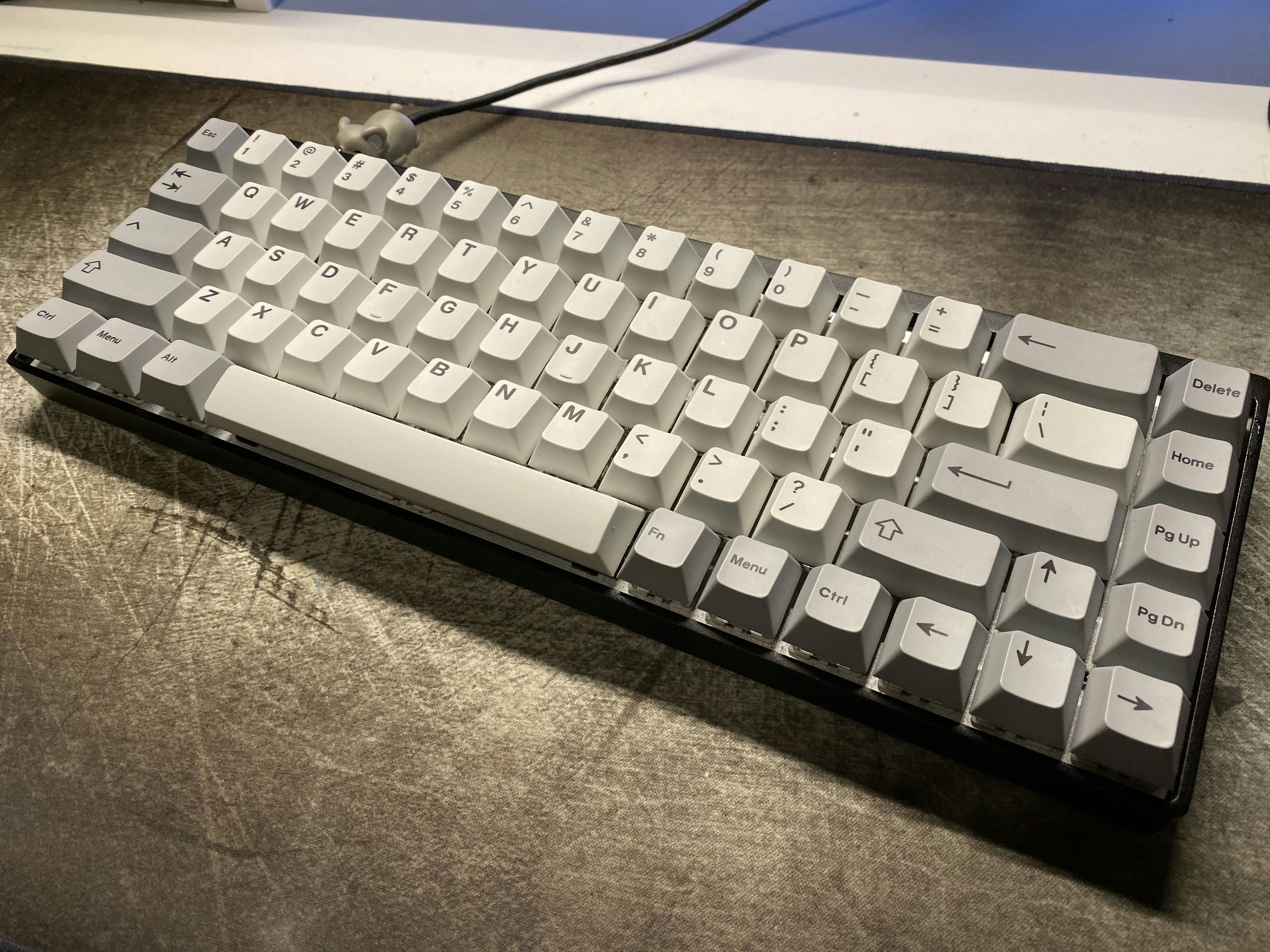 easy to scratch and makes the swicthes feel mushy and high pitch, but ...