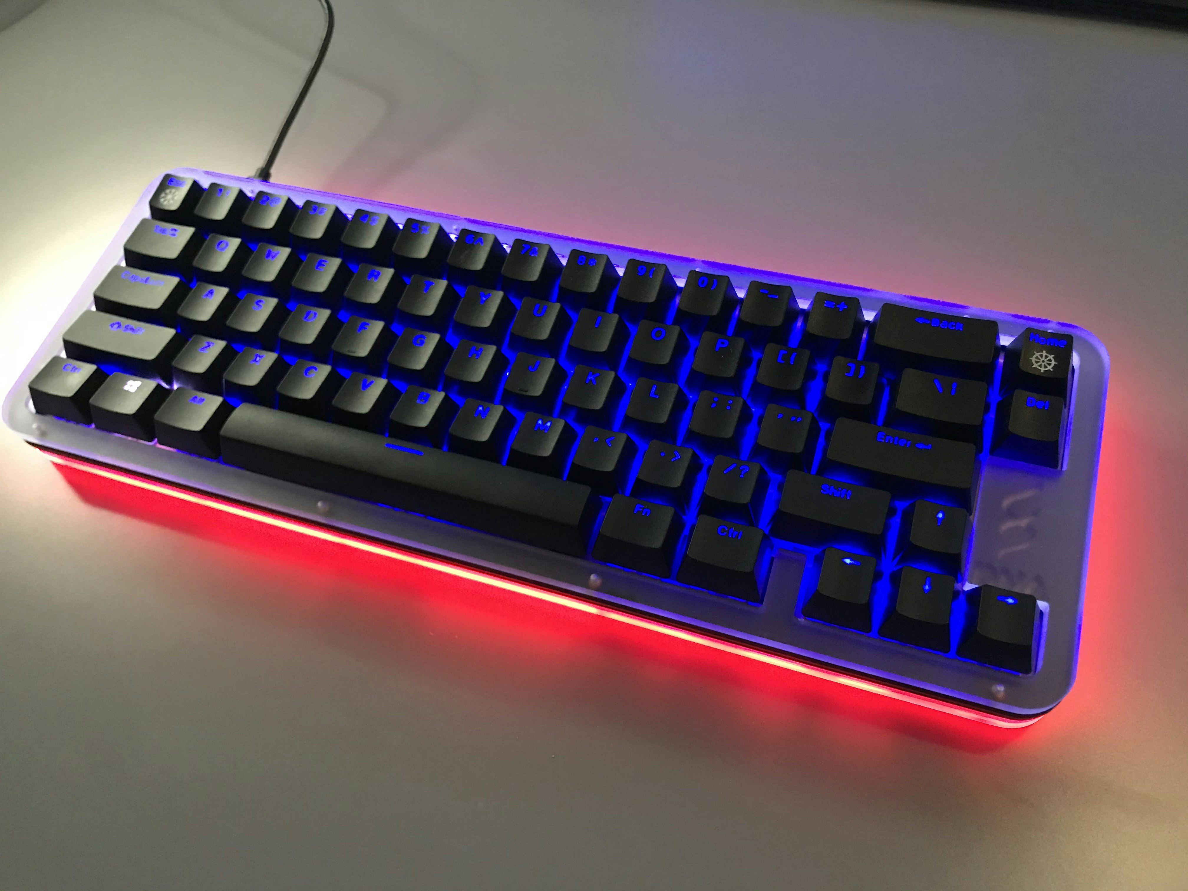 DNA65 RGB Stacked Acrylic Mechanical Keyboard | Mechanical Keyboards ...