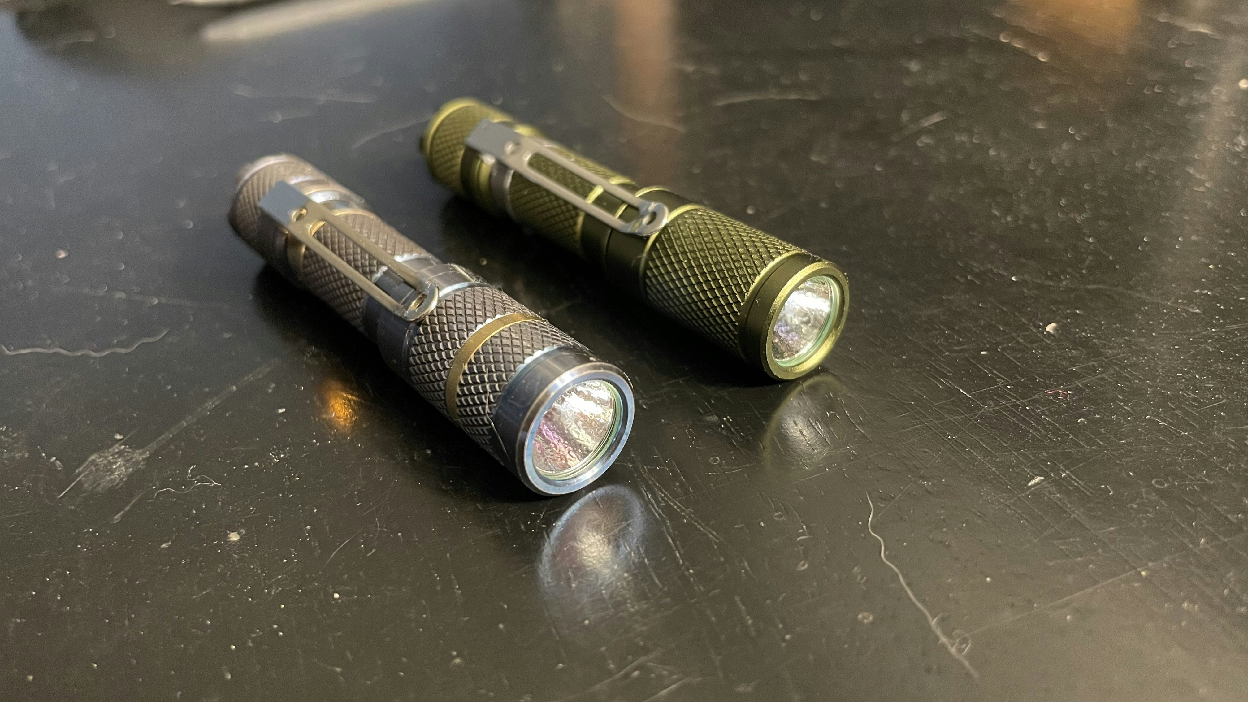 Drop Blue Titanium AAA Flashlight Photos | Drop
