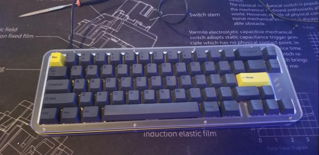 DNA65 RGB Stacked Acrylic Mechanical Keyboard | Mechanical Keyboards ...