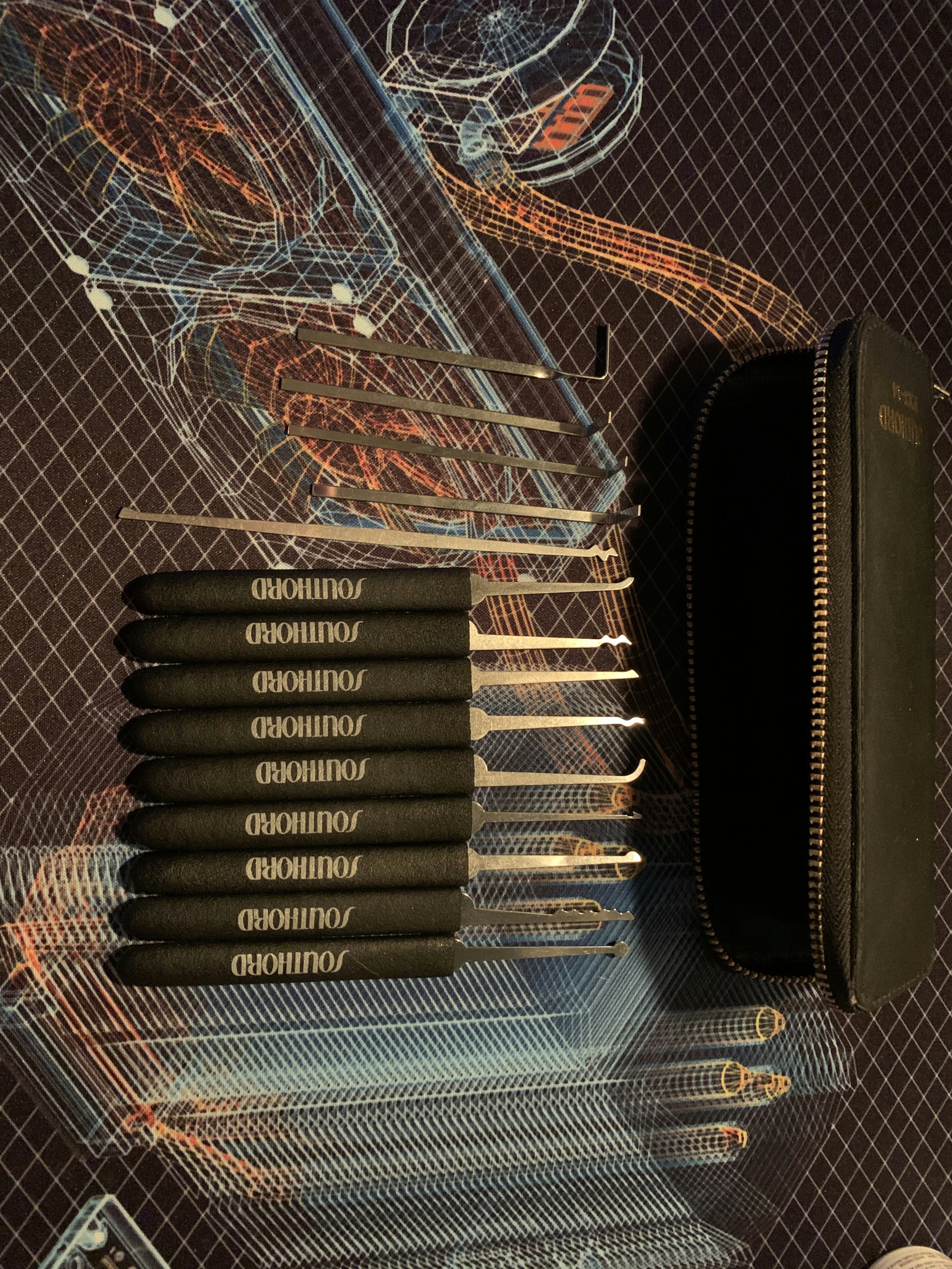 SouthOrd 14/15 Piece Lockpick Sets | Lock Picks | Drop
