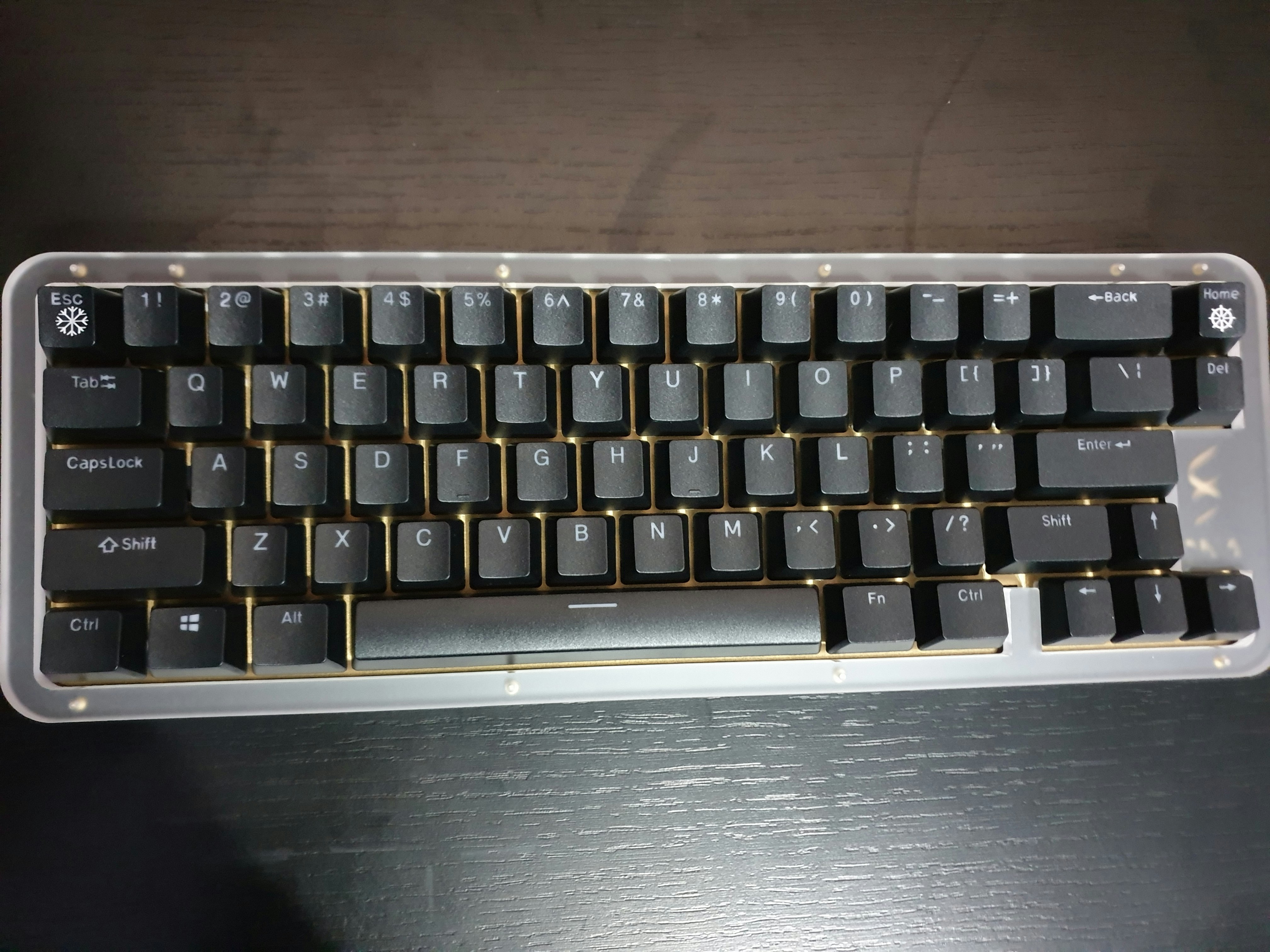 DNA65 RGB Stacked Acrylic Mechanical Keyboard | Price & Reviews | Drop