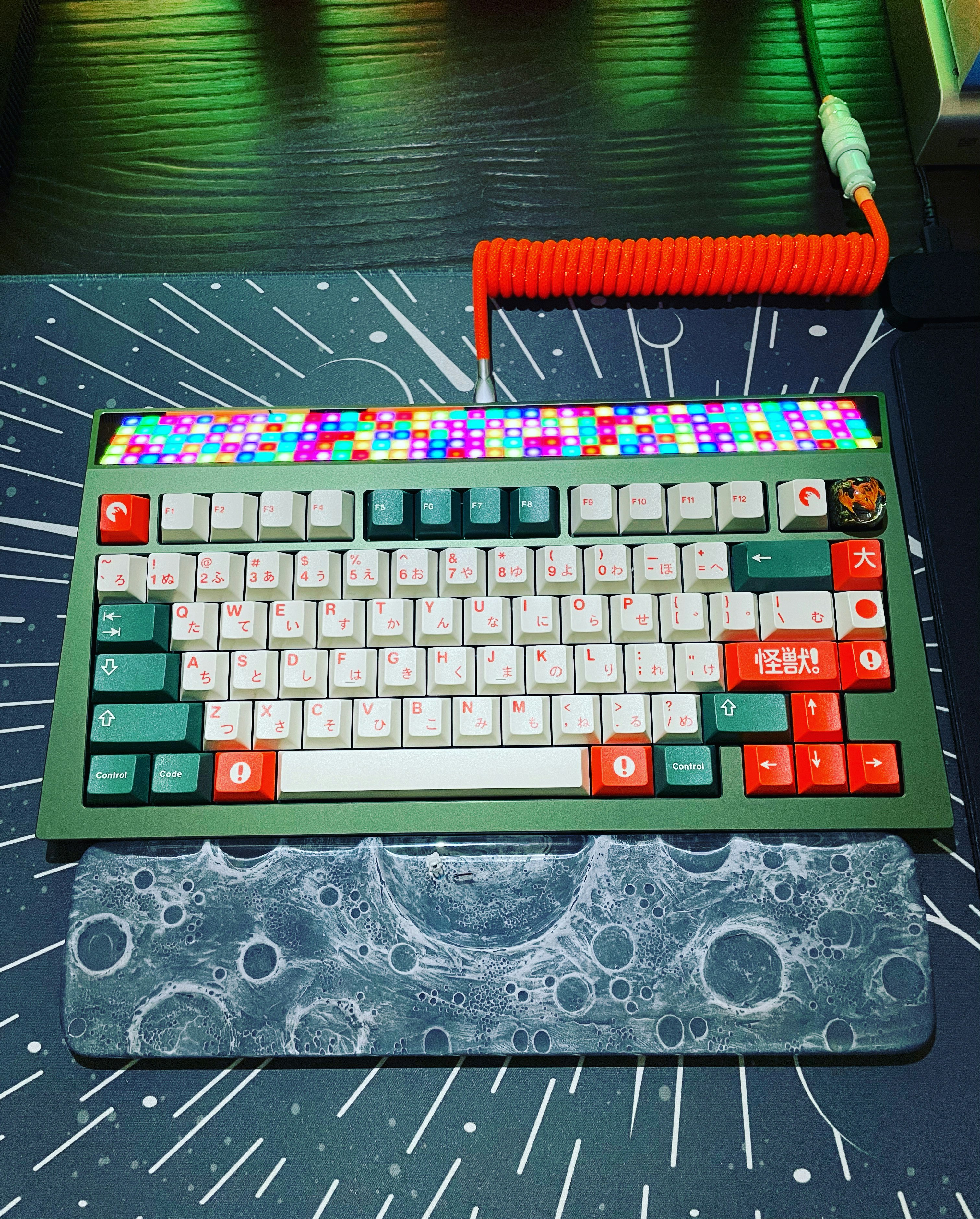 Drop + Nephlock GMK Kaiju Custom Keycap Set | Doubleshot ABS Keycaps