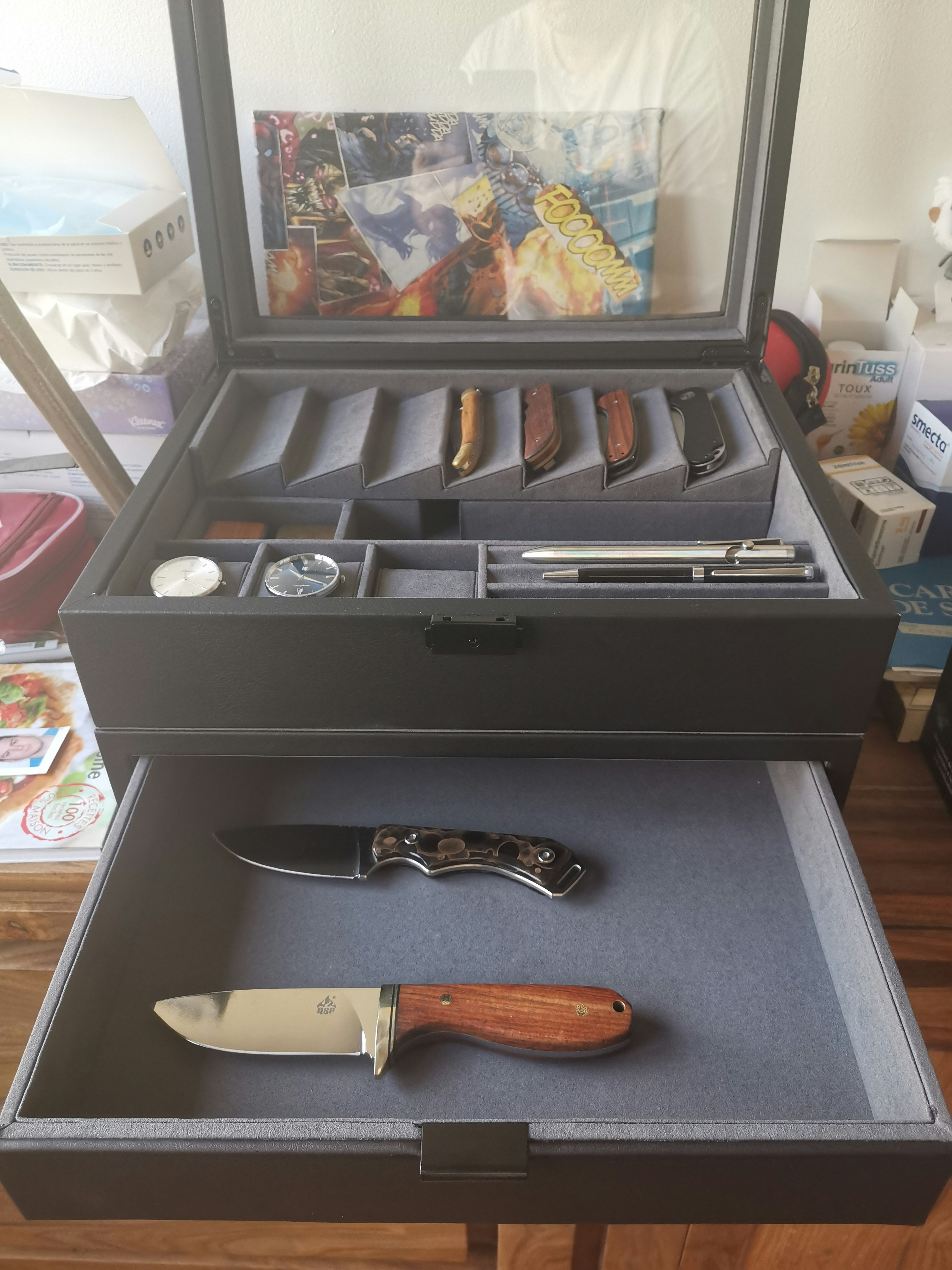 Drop Cache Display Valet Storage Drawer | Containers