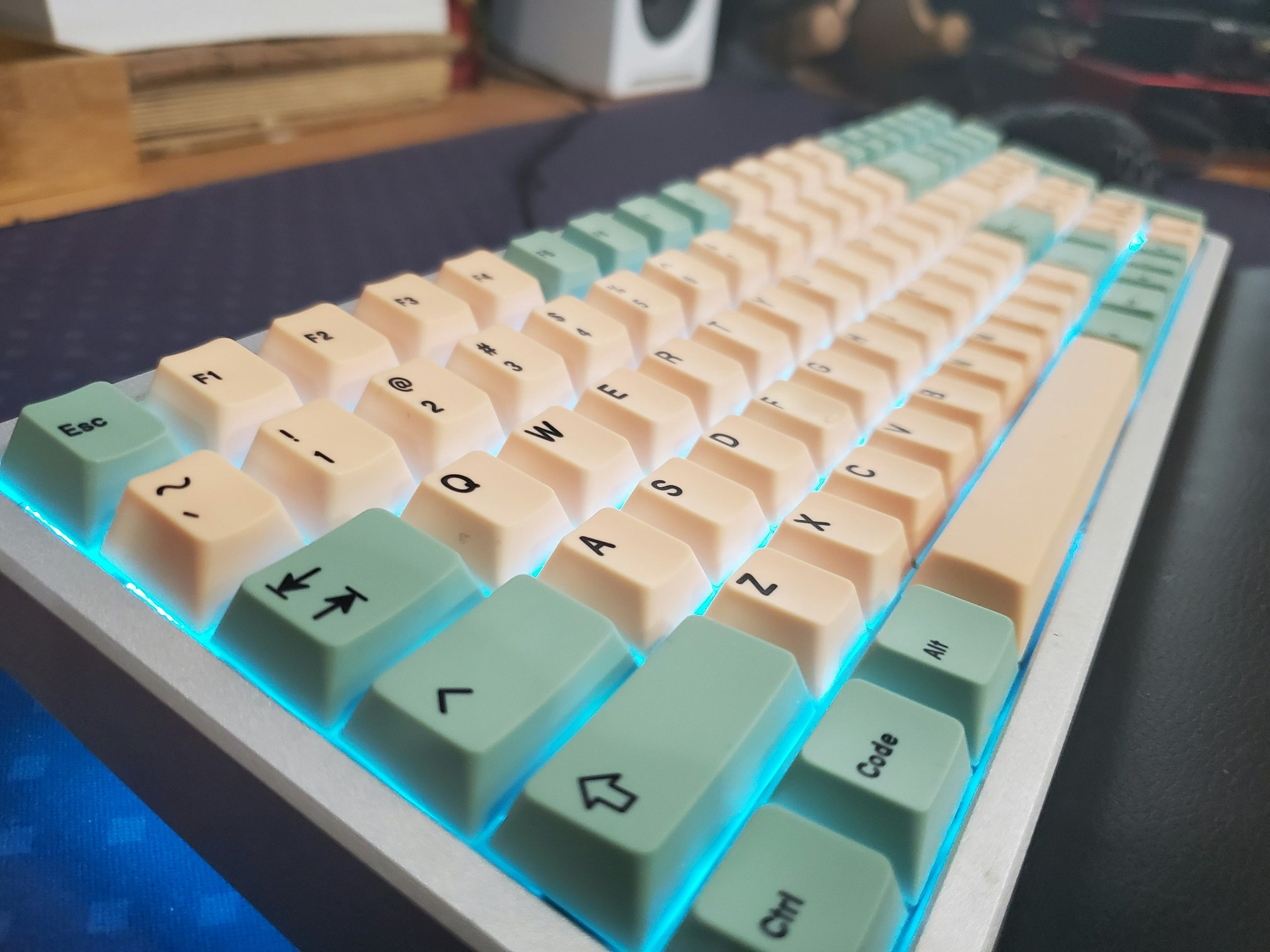 Artifact Bloom Series Keycap Set: Matcha Mango | Mechanical Keyboards ...