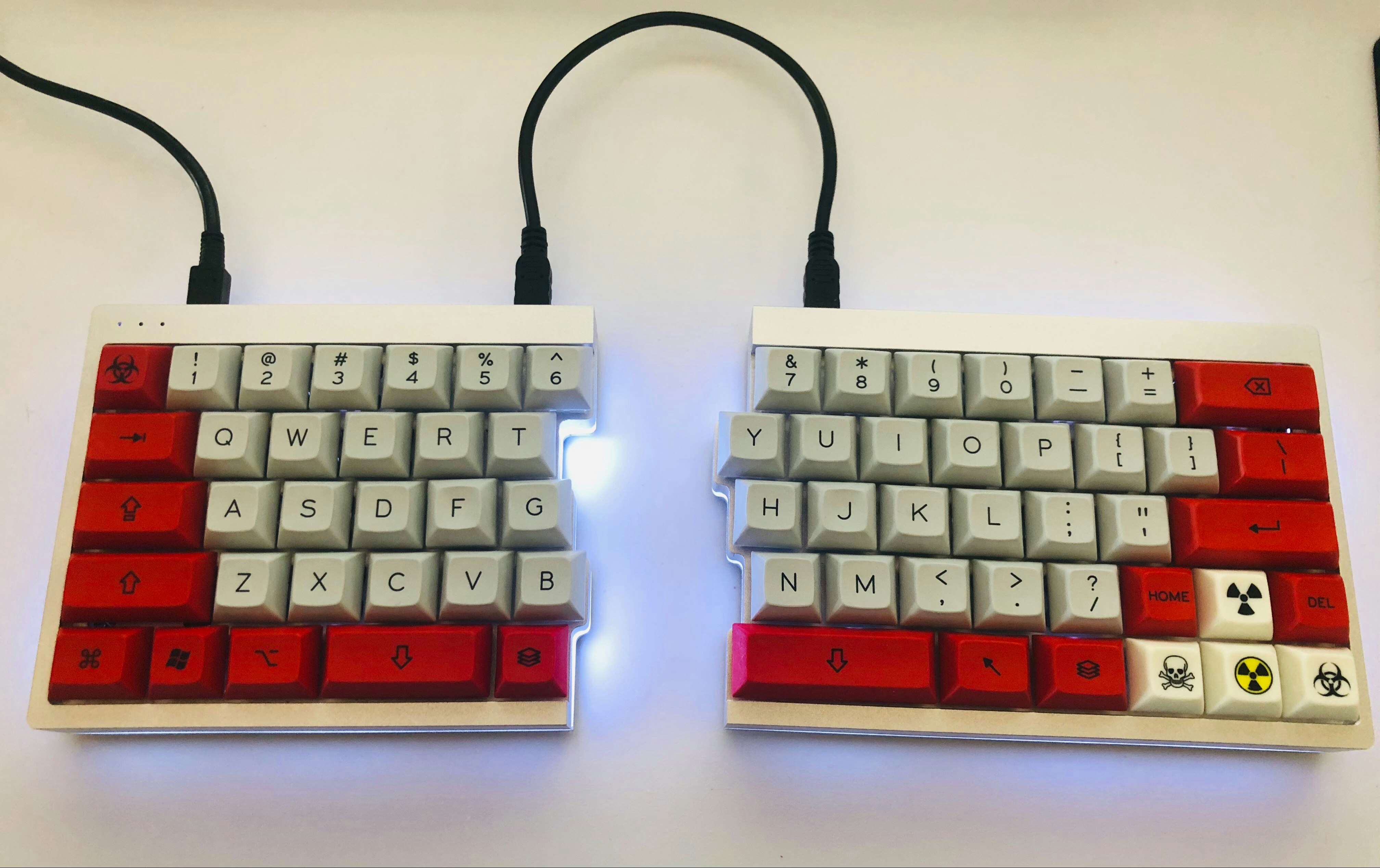 YMDK Split 64 Hot-Swappable Mechanical Keyboard Kit | Mechanical ...