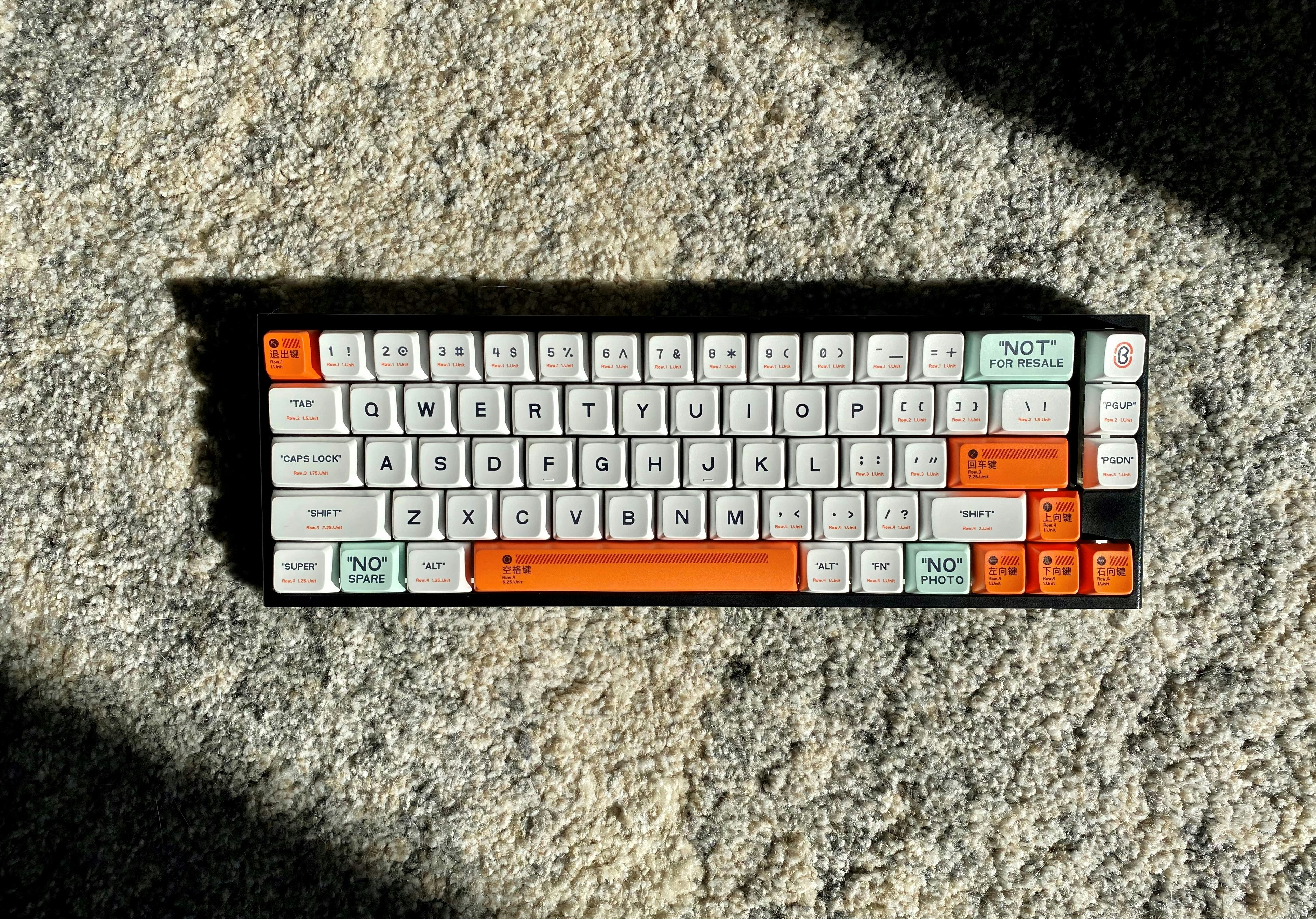 Melgeek Dye-Subbed PBT MDA "Plastic" Keycap Set | Dye-subbed PBT ...