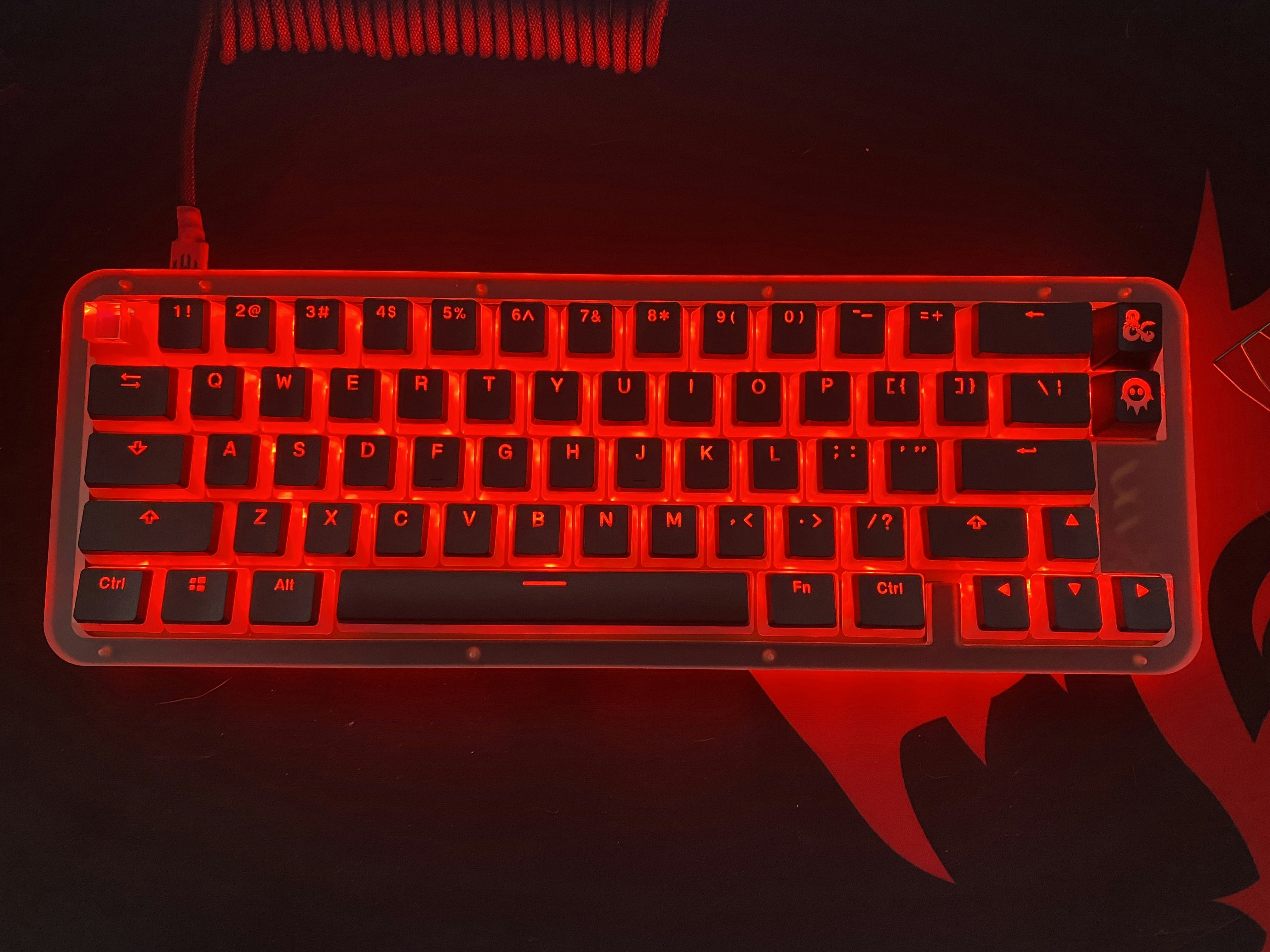 DNA65 RGB Stacked Acrylic Mechanical Keyboard | Price & Reviews | Drop