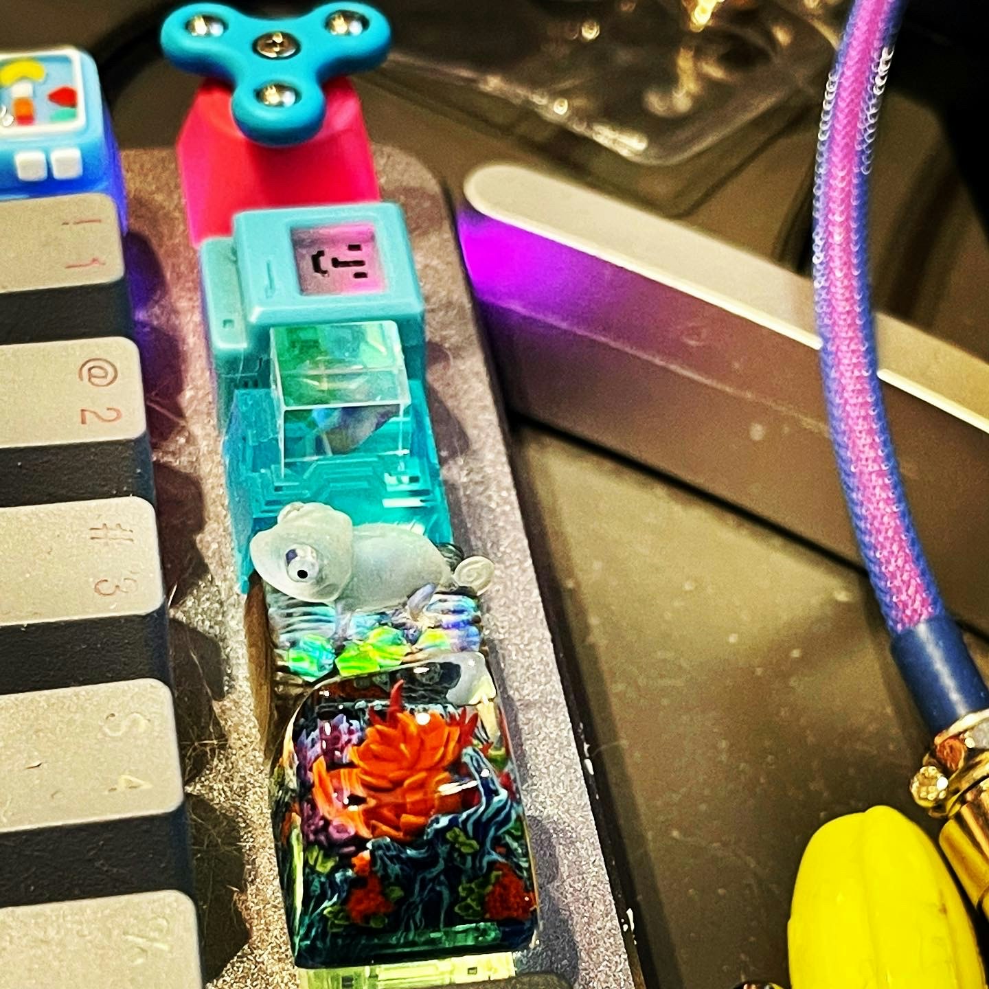 The Eye Key Chameleon Artisan Keycap | Mechanical Keyboards | Keycaps ...