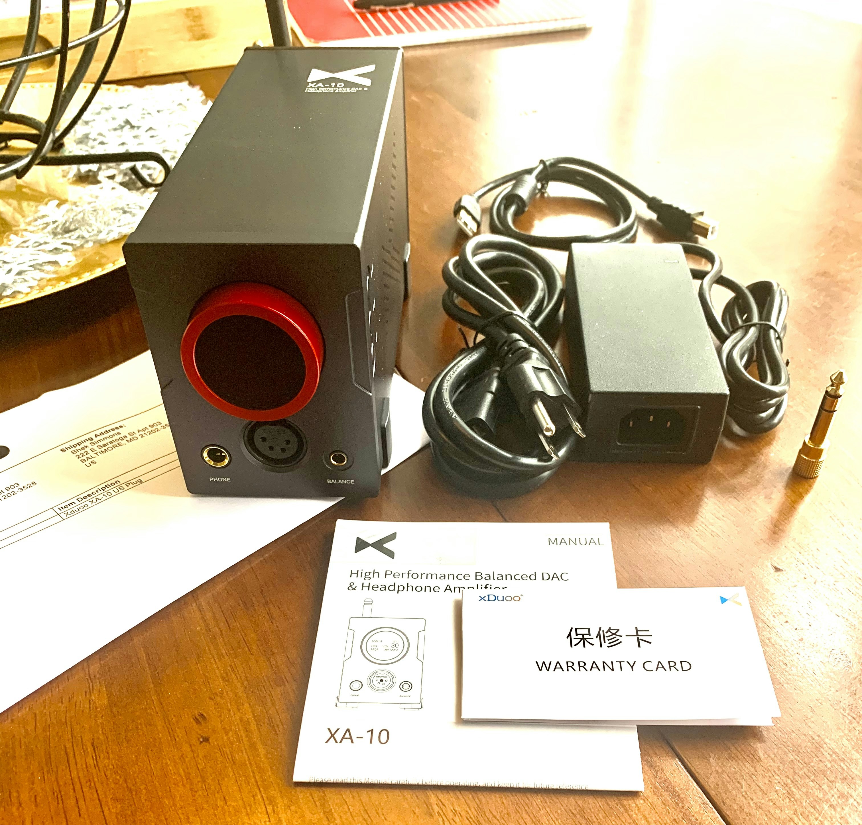 Unit, PSU, USB cable, 1/4 in adt | Drop