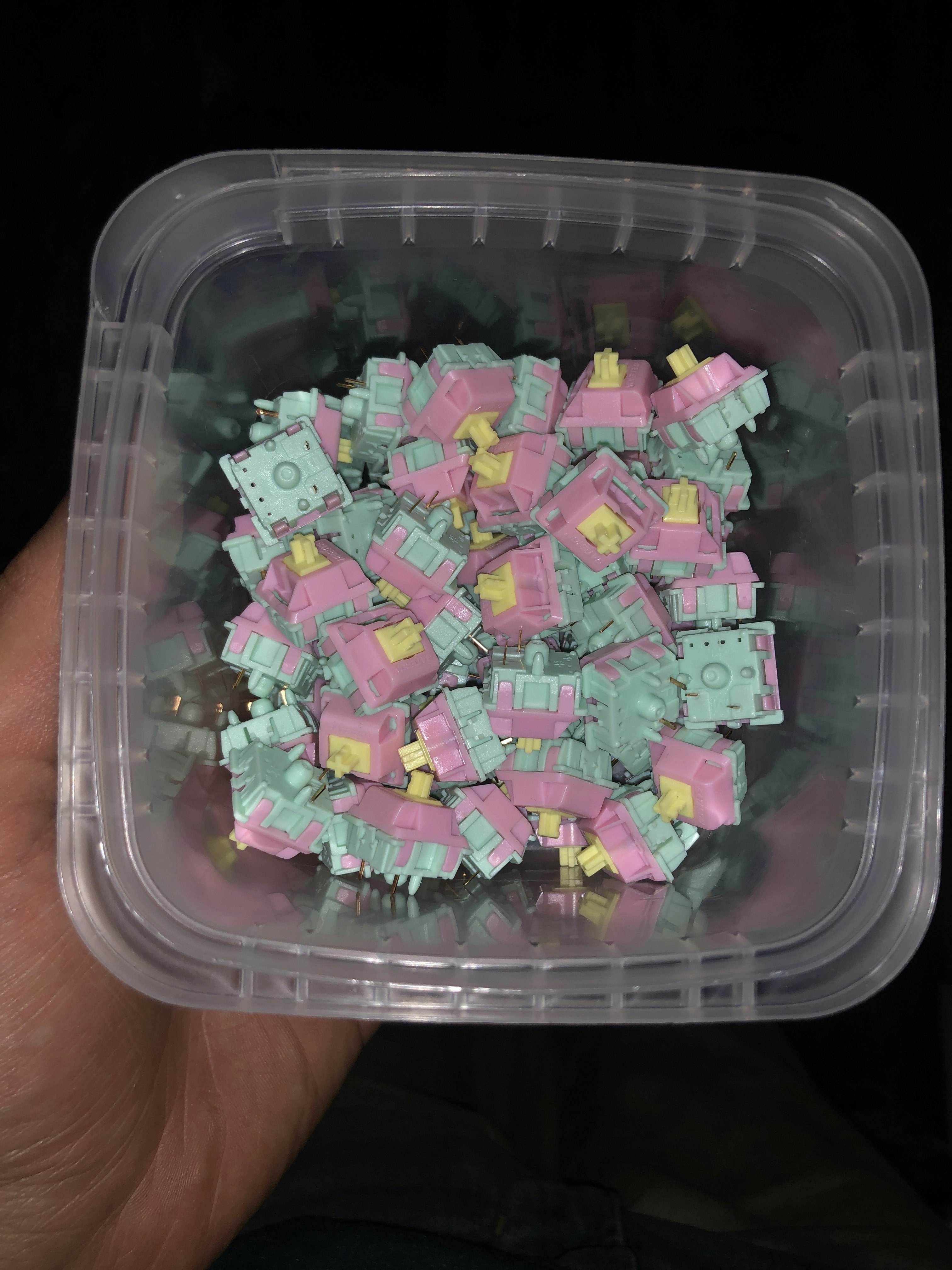 Keyfirst Cream Linear Custom Mechanical Switch | Linear Switches | Drop