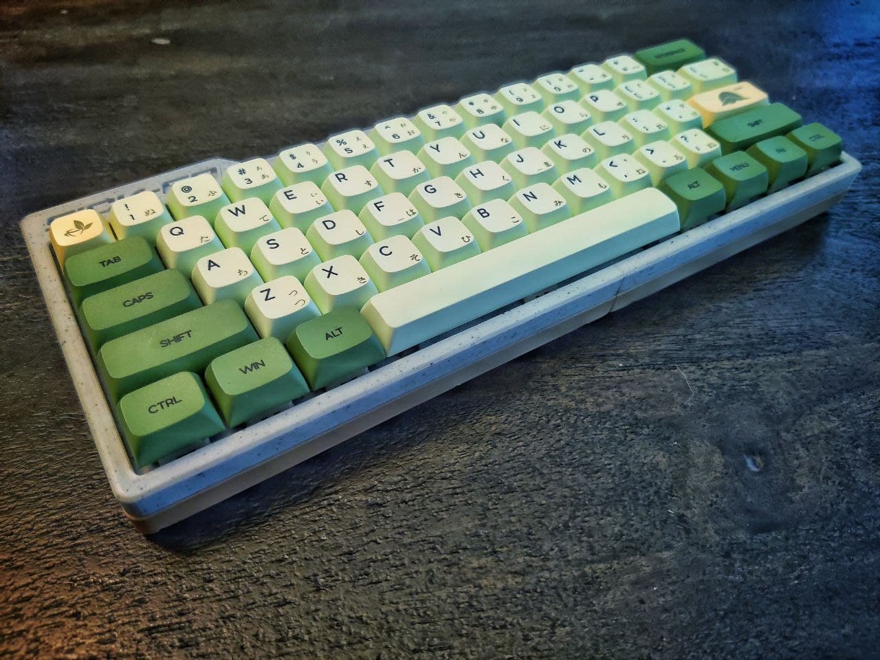 GKs XDA V2 Dye-Subbed PBT Matcha Keycap Set | XDA Profile Keycaps | Drop