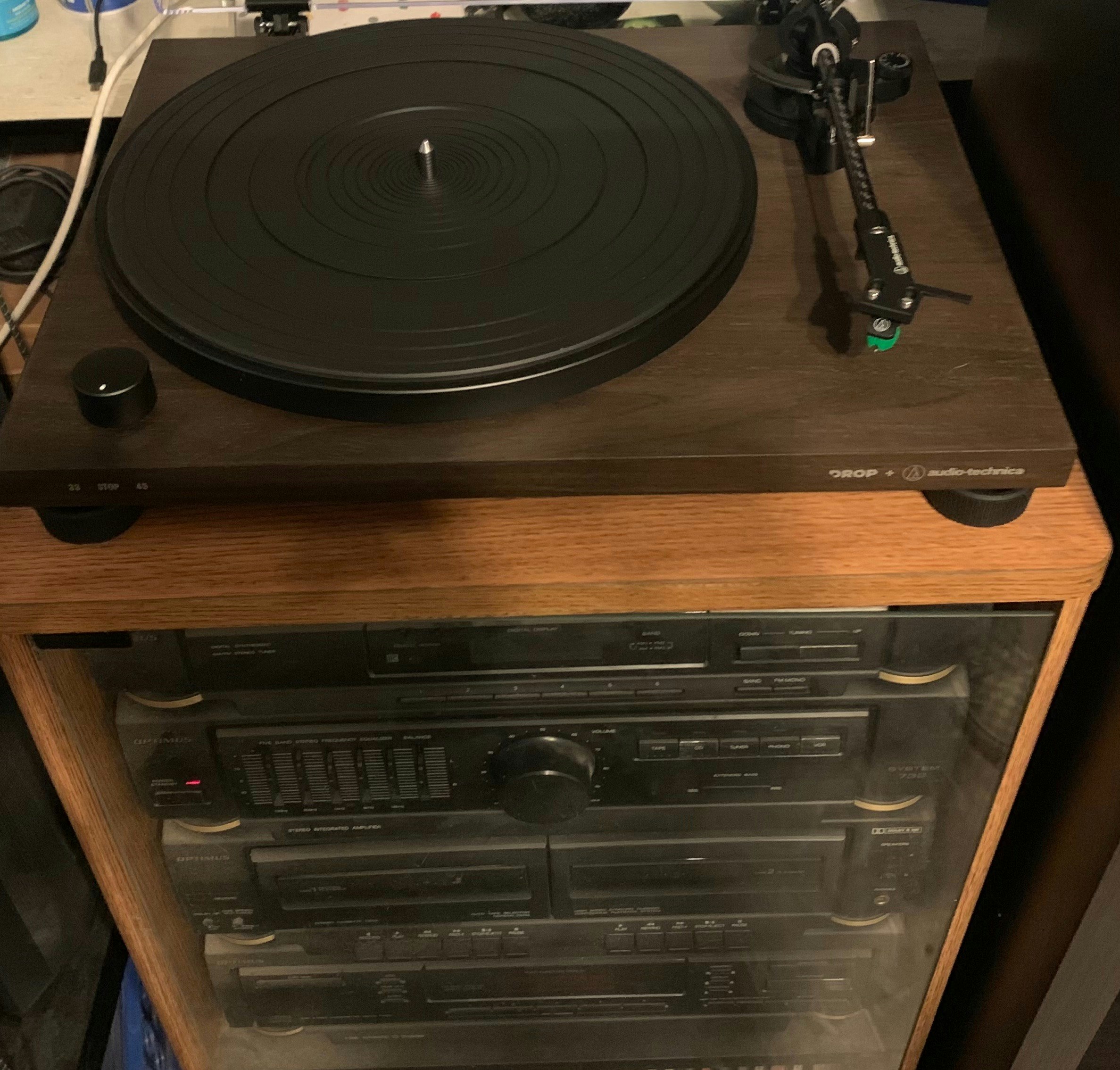 Drop + Audio-Technica Carbon VTA Turntable | Audiophile Turntables