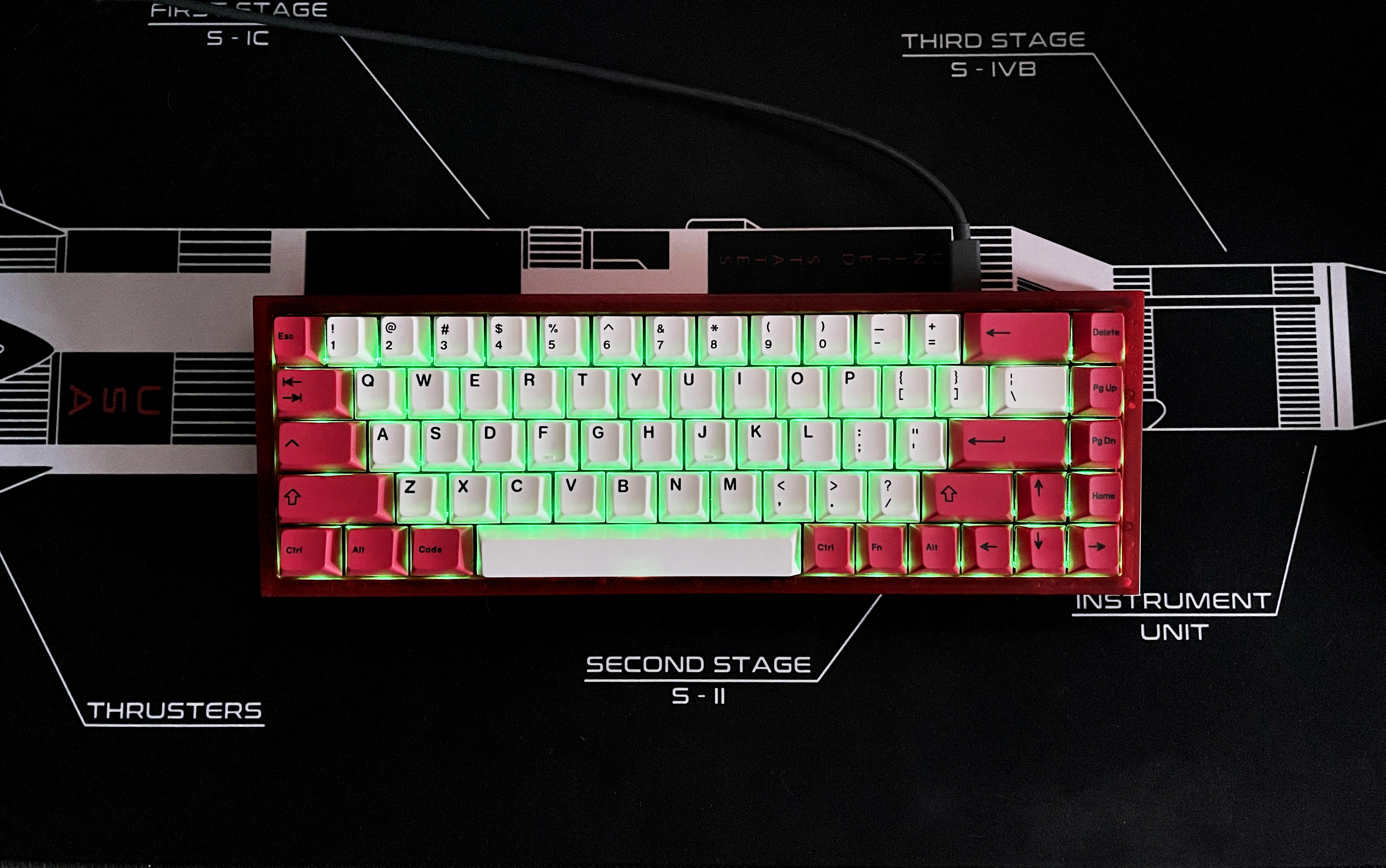 Artifact Bloom Series Keycap Set: Red Velvet | Mechanical Keyboards ...