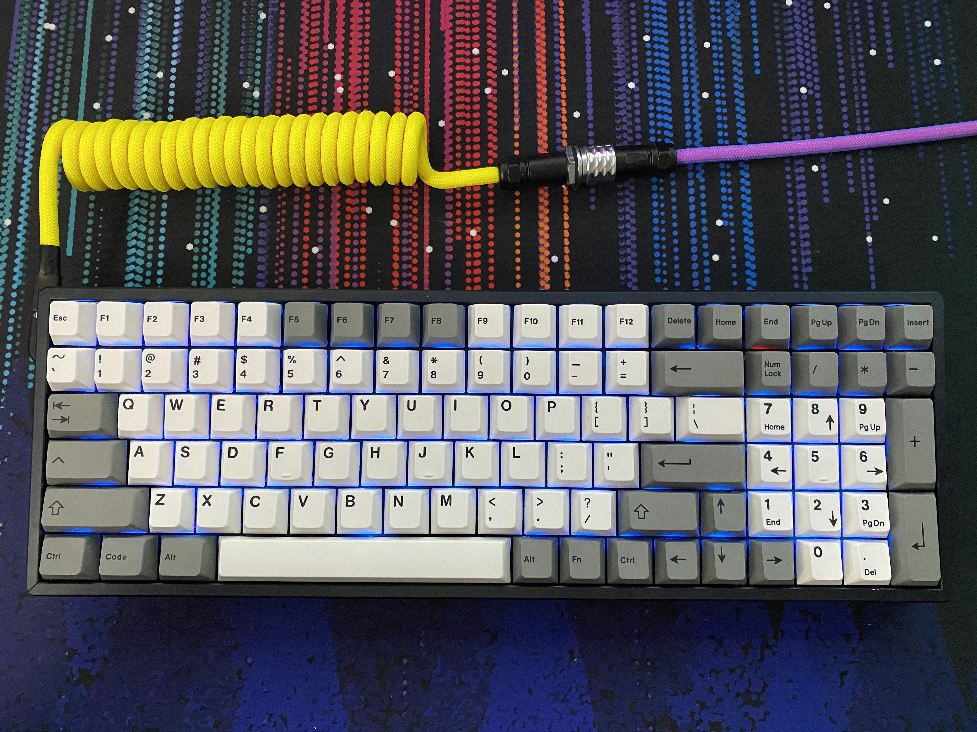 Artifact Bloom Series Keycap Set: Noir | Cherry Profile Keycaps | Drop