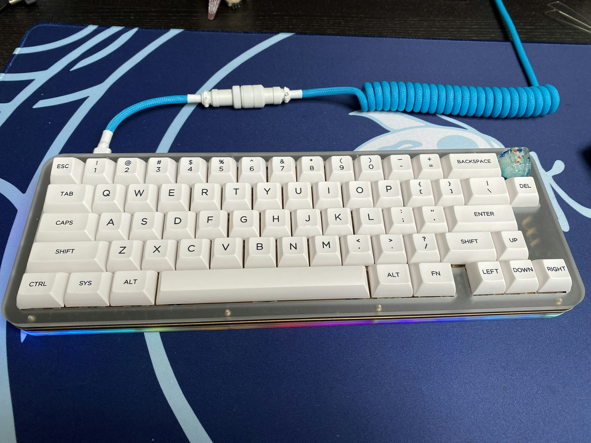 DNA65 RGB Stacked Acrylic Mechanical Keyboard | Mechanical Keyboards ...