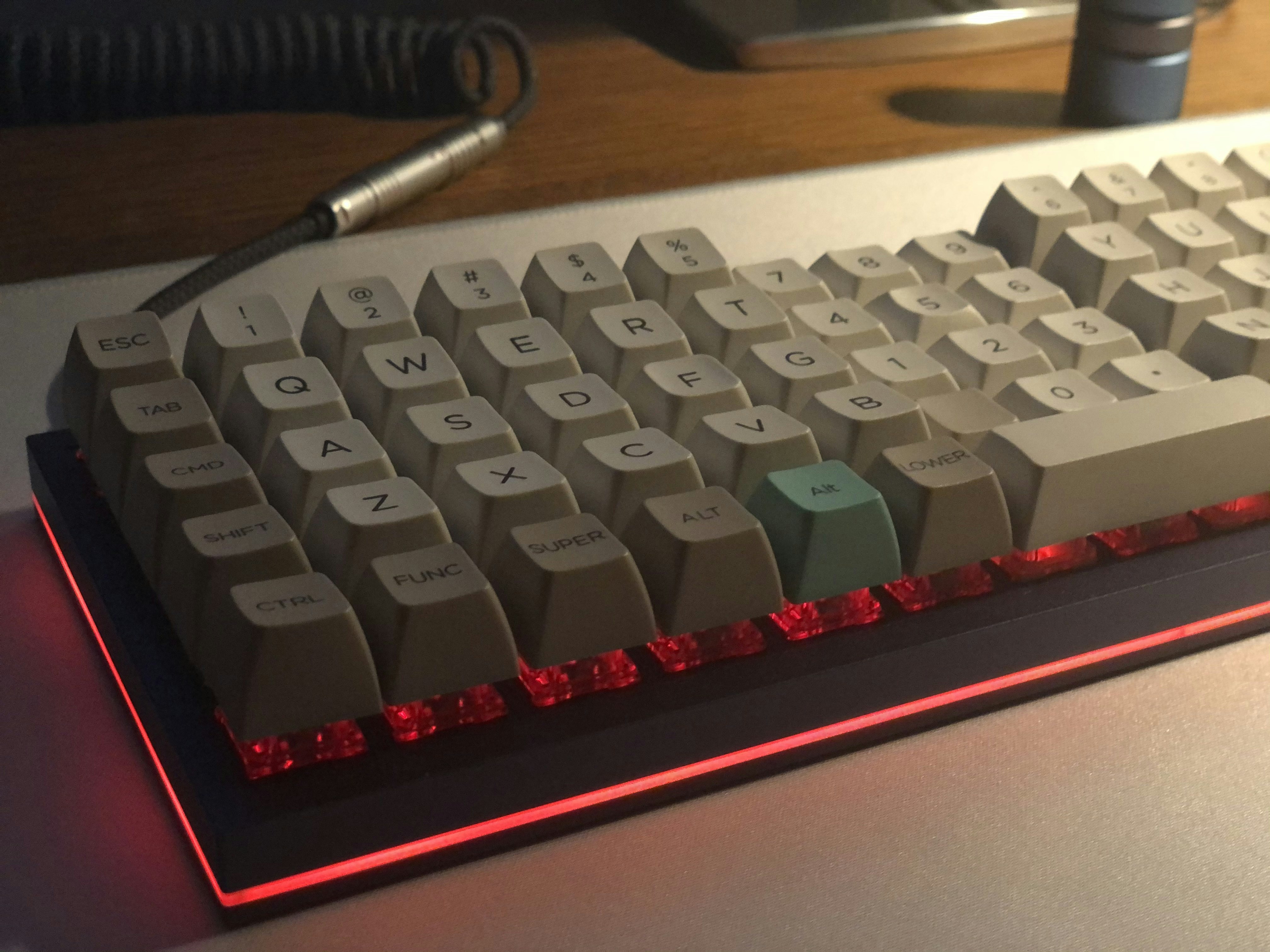 ID75 Hot-Swappable Ortholinear Keyboard Kit | Mechanical Keyboards ...