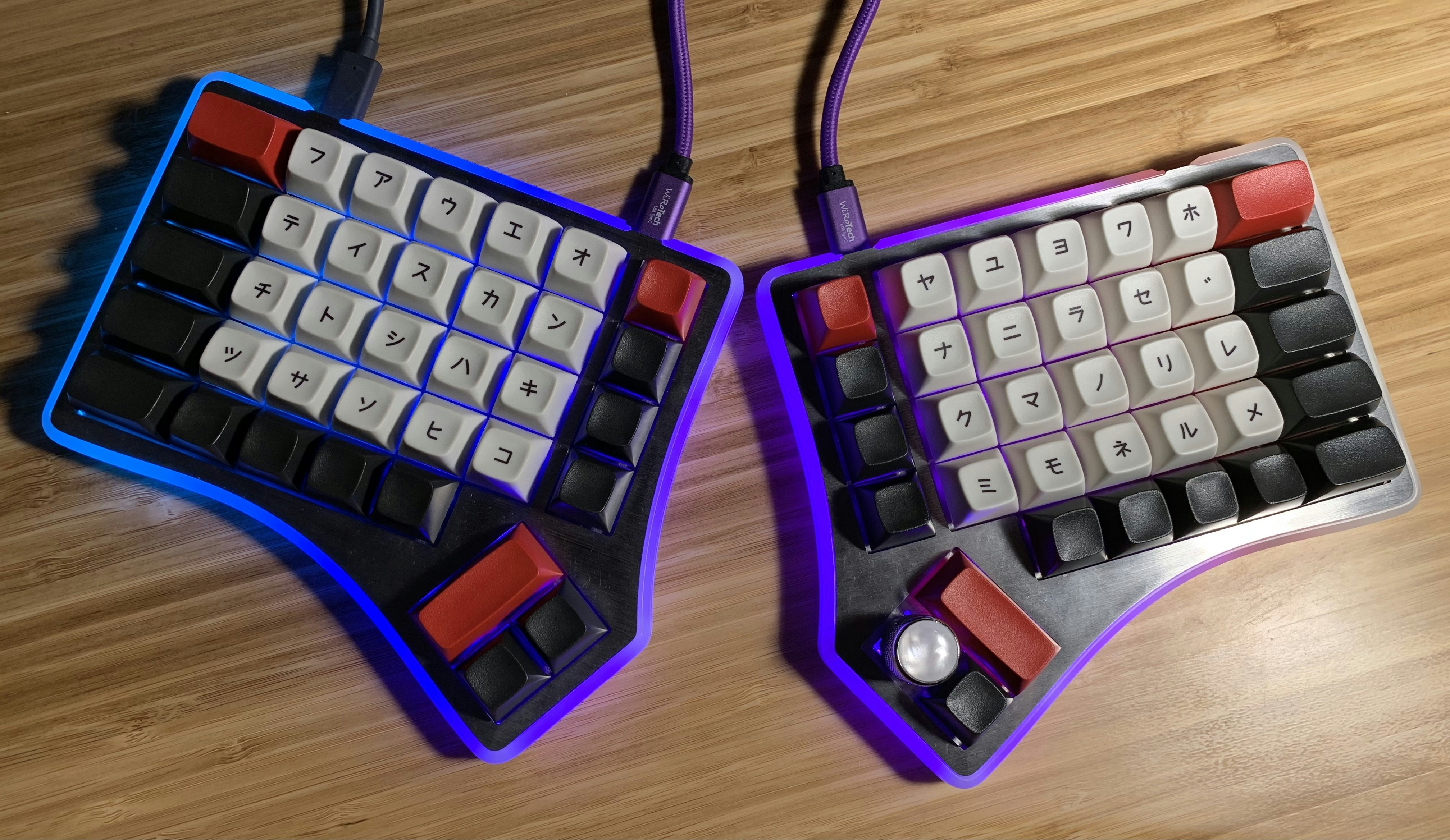 2048 Katakana alphas combined with Susuwatari ergo set on RGBKB.net’s ...