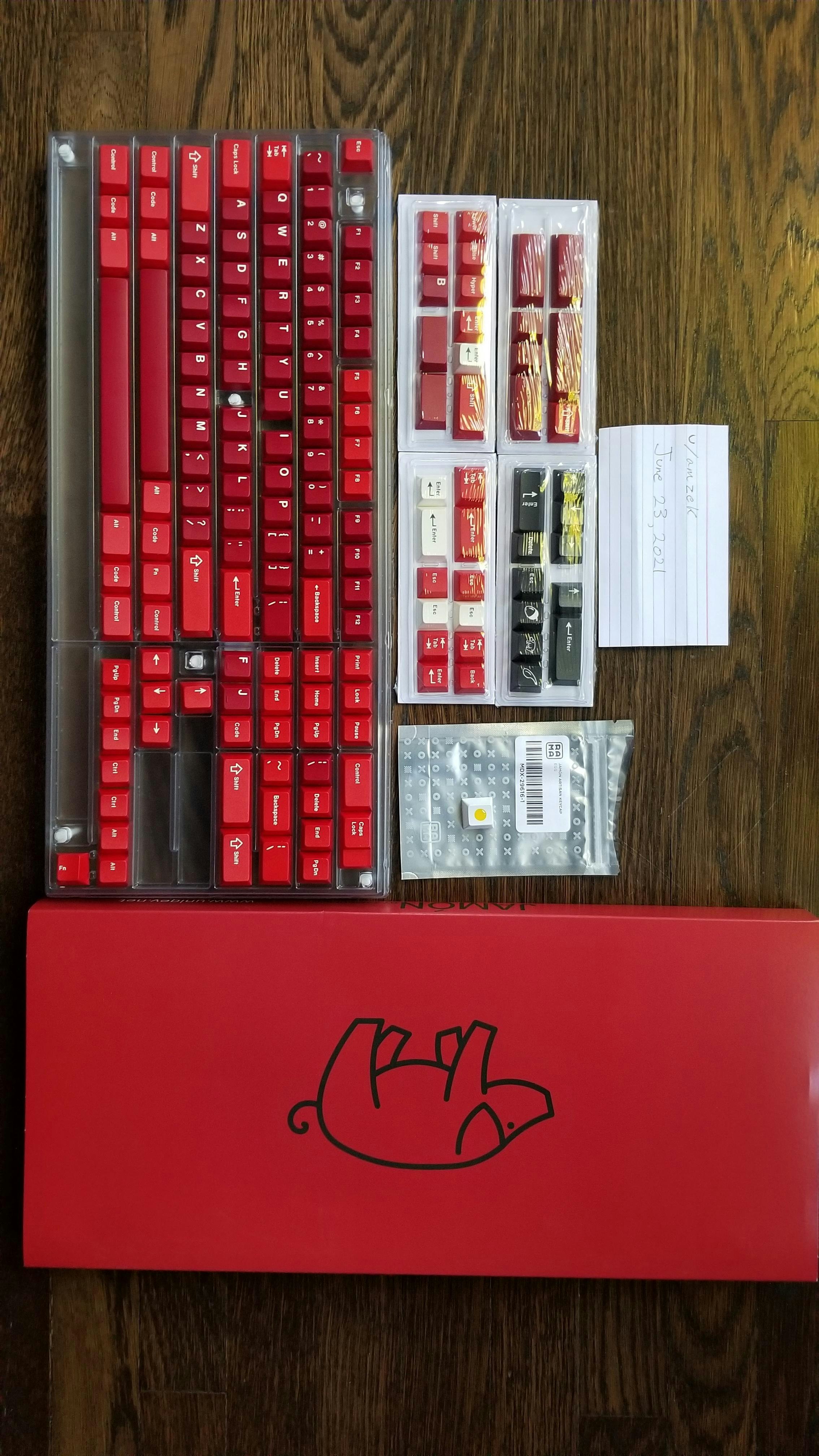 RAMA WORKS x Zambumon Jamón Artisan Keycaps | Mechanical Keyboards ...