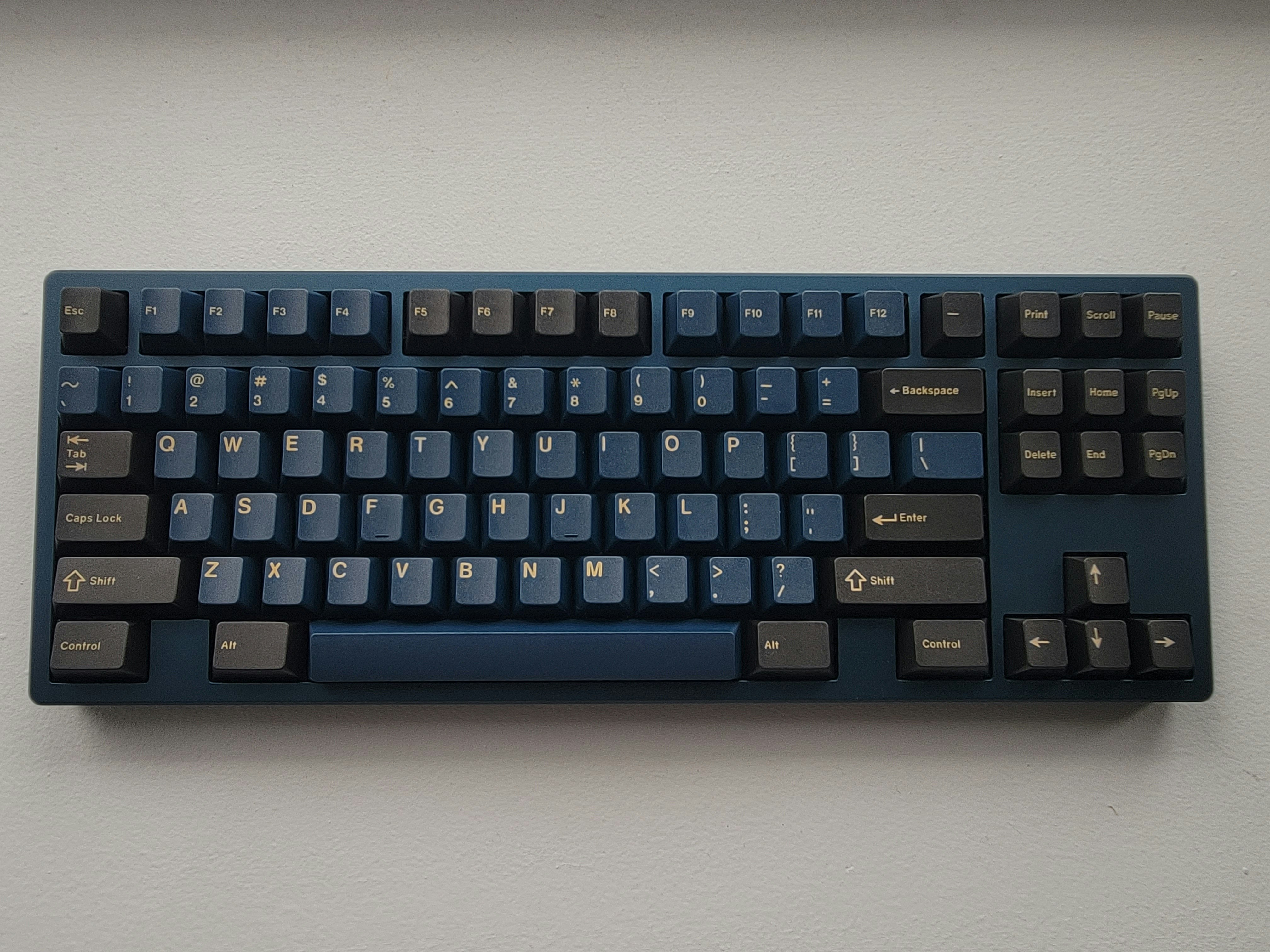 Drop + RedSuns GMK Blue Samurai Custom Keycap Set | Doubleshot ABS | Drop