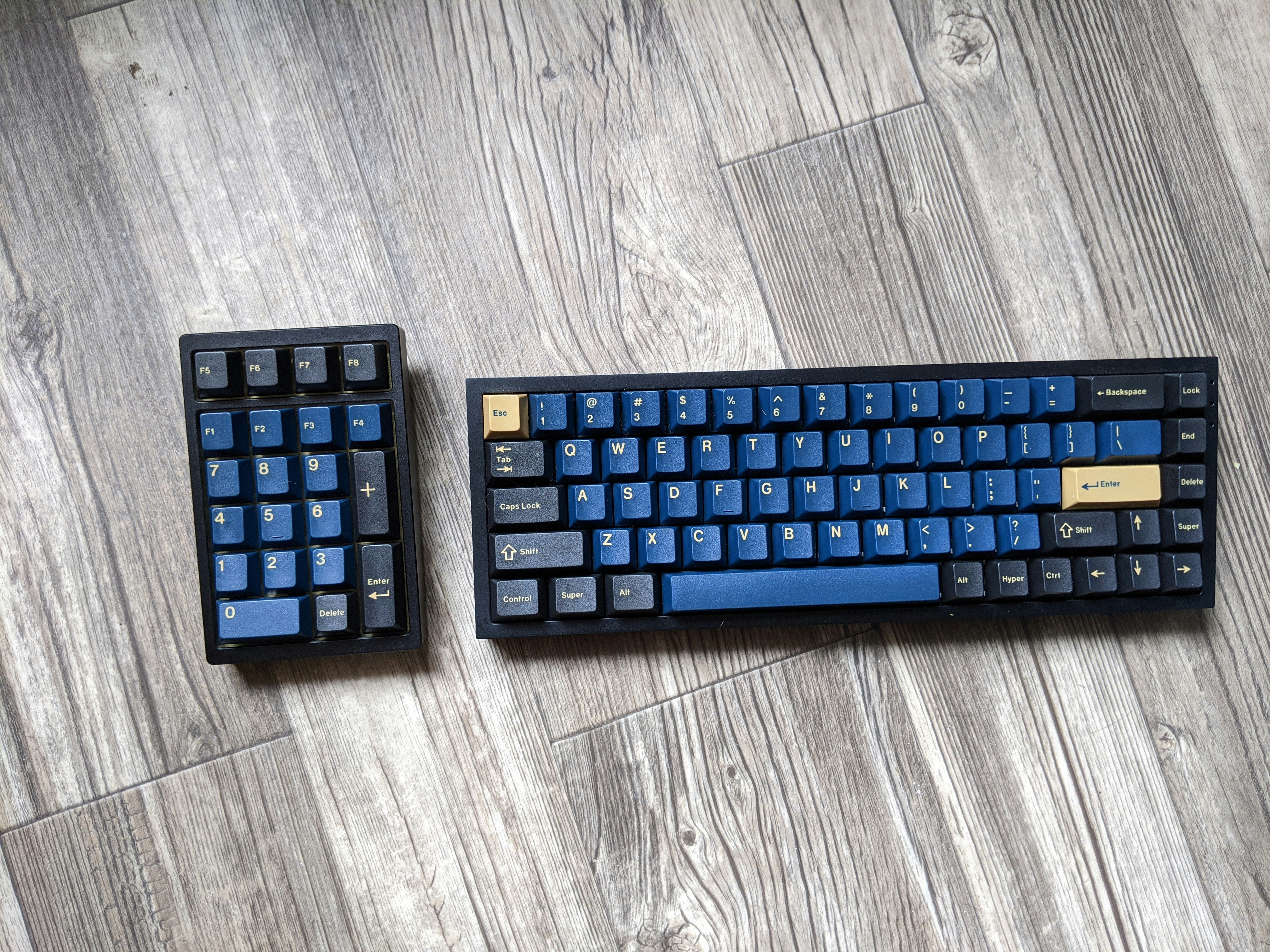 Drop + RedSuns GMK Blue Samurai Custom Keycap Set | Doubleshot ABS | Drop