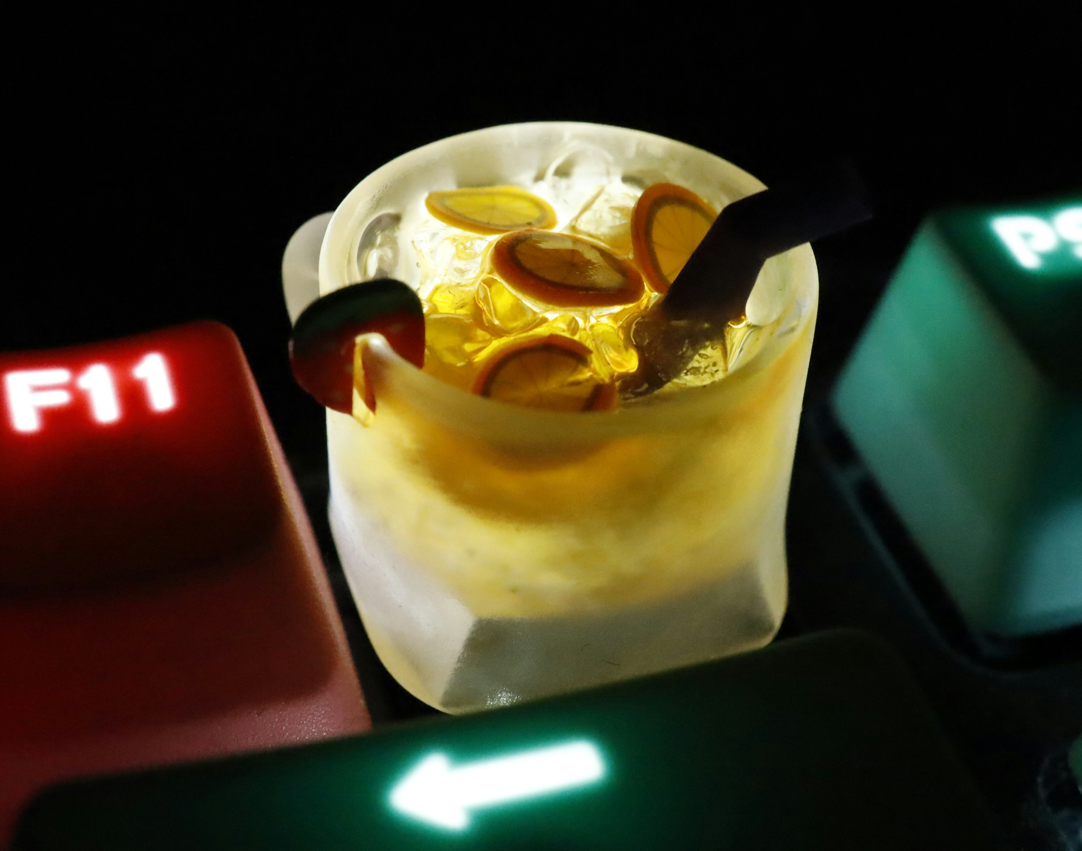 Cool Kit Studio Summer Drink Artisan Keycap | Mechanical Keyboards ...