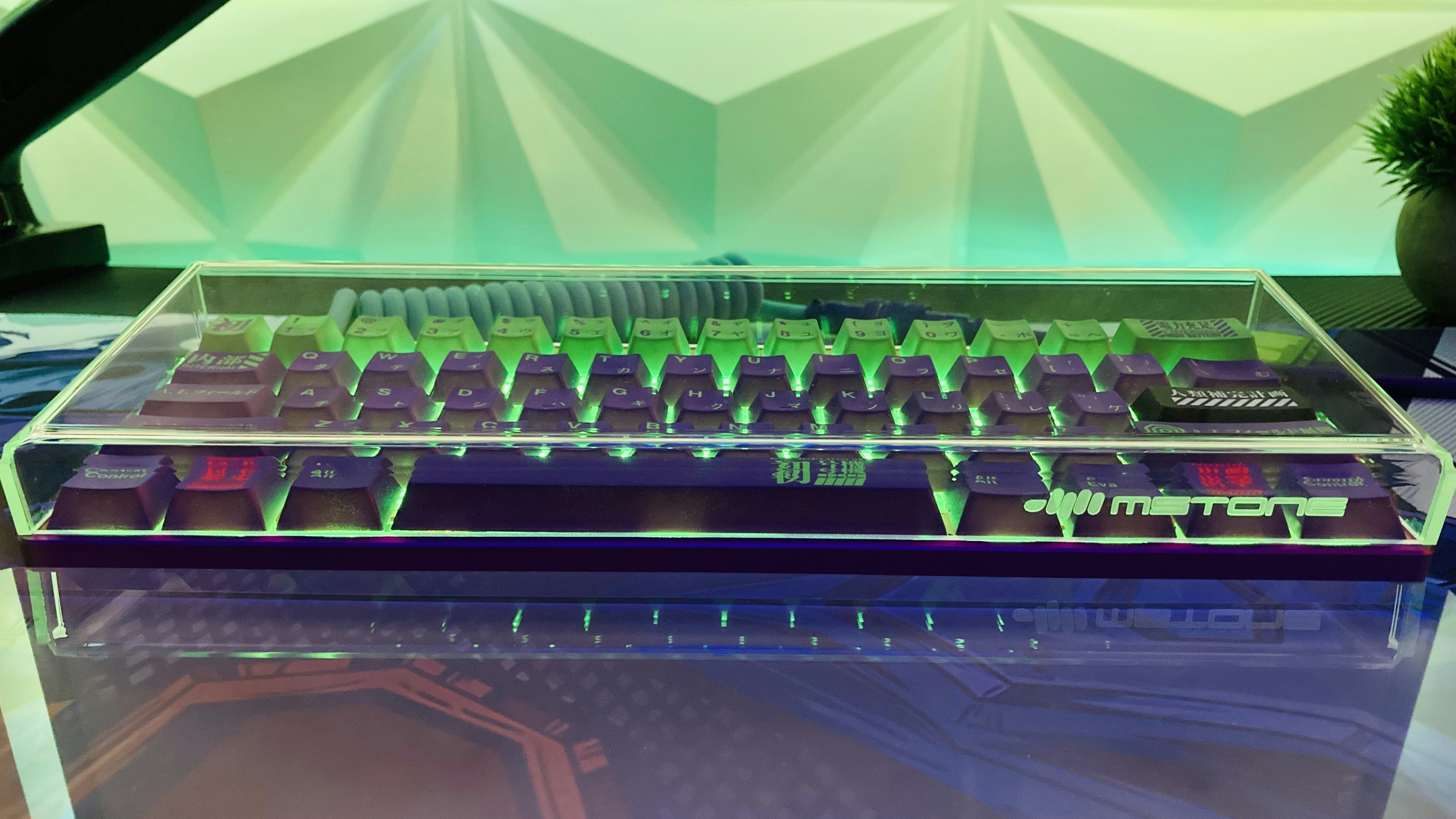 EVA-01 build on aluminum frame with Kailh box jades. | Drop