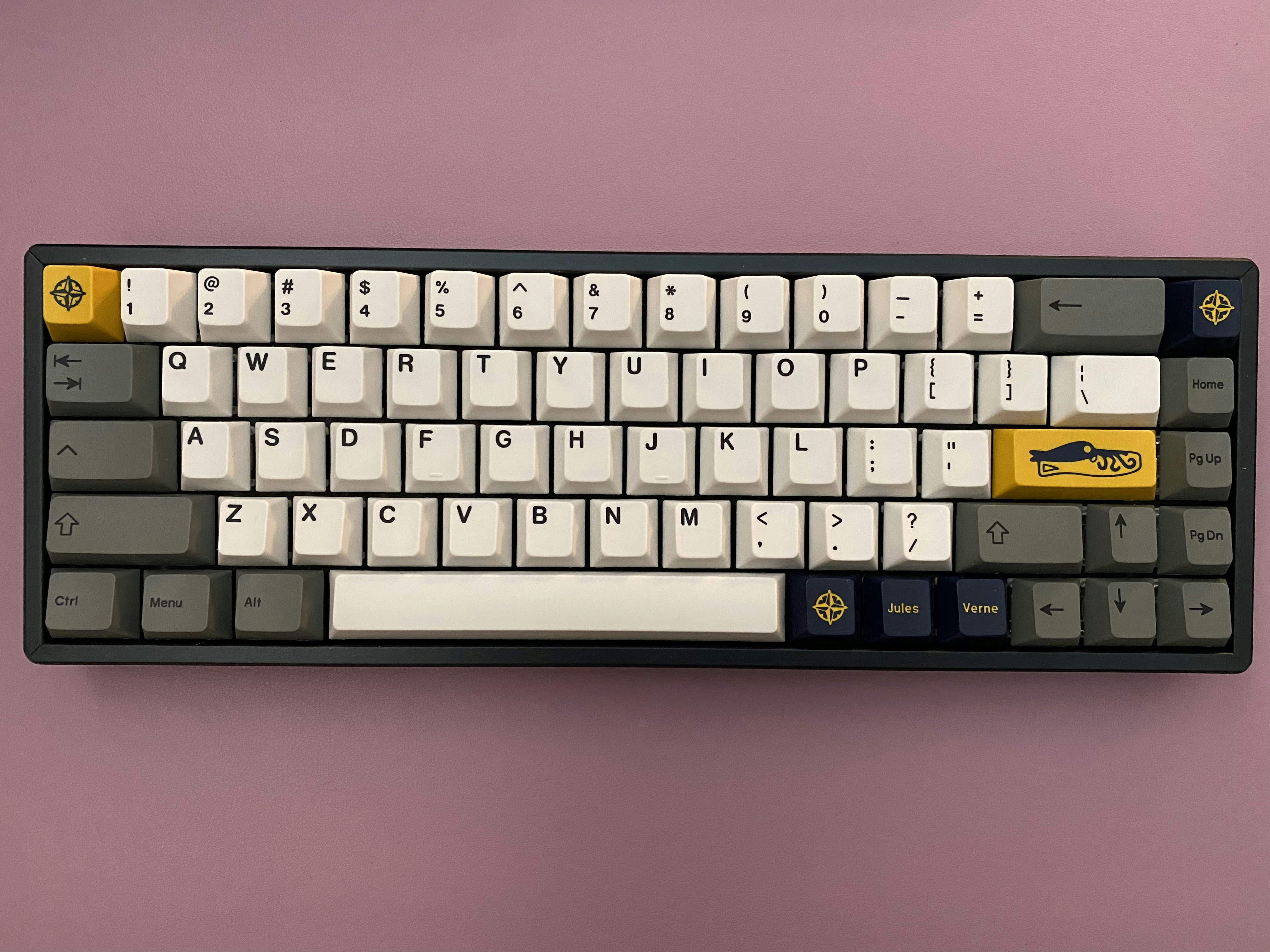 Artifact Bloom Series Keycap Set: Noir | Cherry Profile Keycaps | Drop