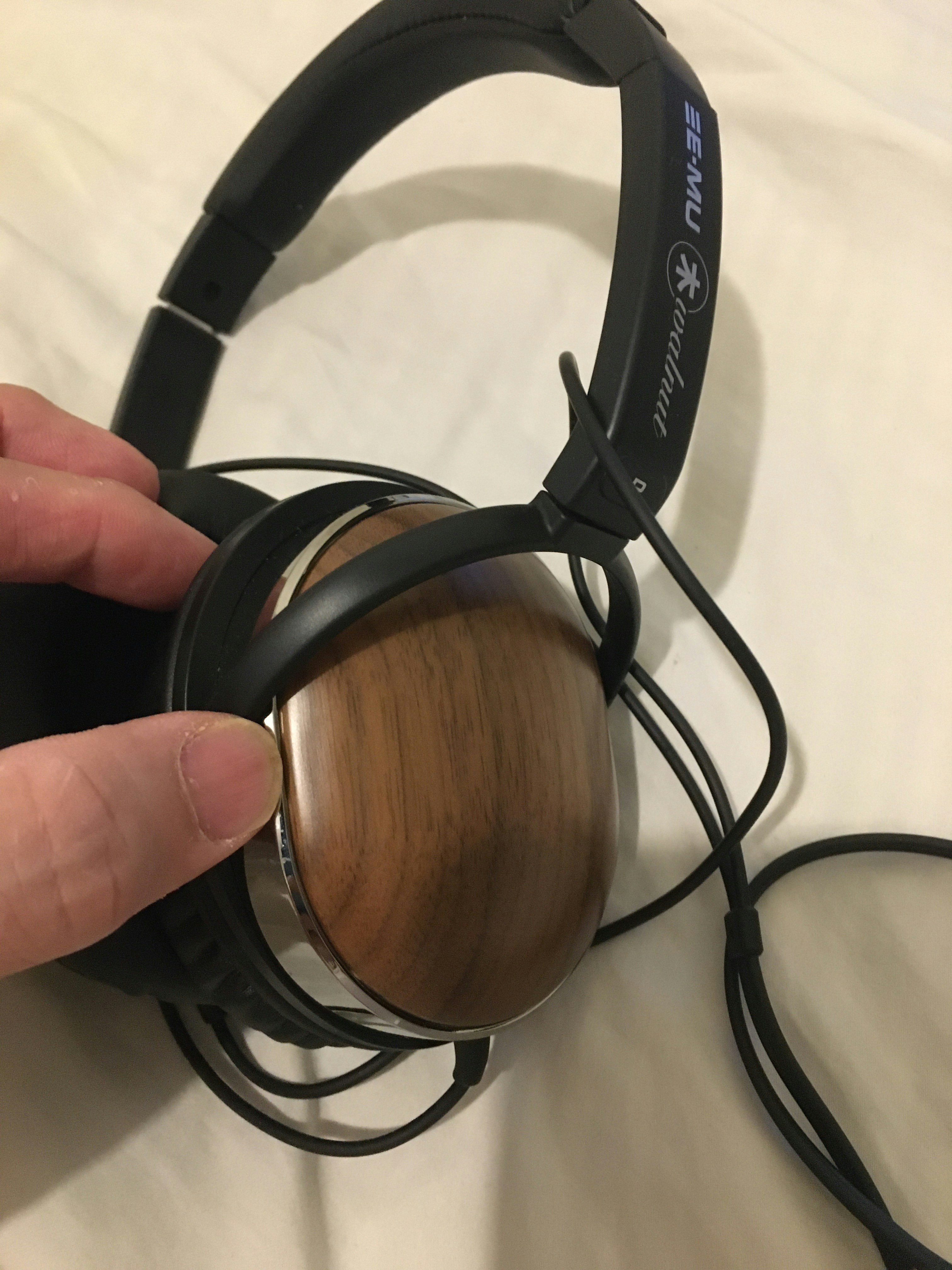 E-MU Black Walnut Headphones | Audiophile | Headphones | Closed Back ...