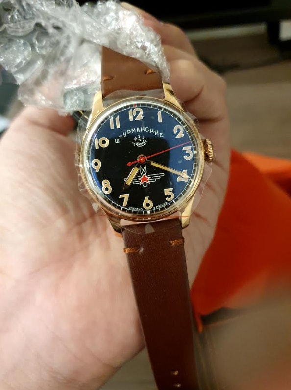 Sturmanskie Gagarin Commemorative 33mm Mechanical Watch | Watches ...