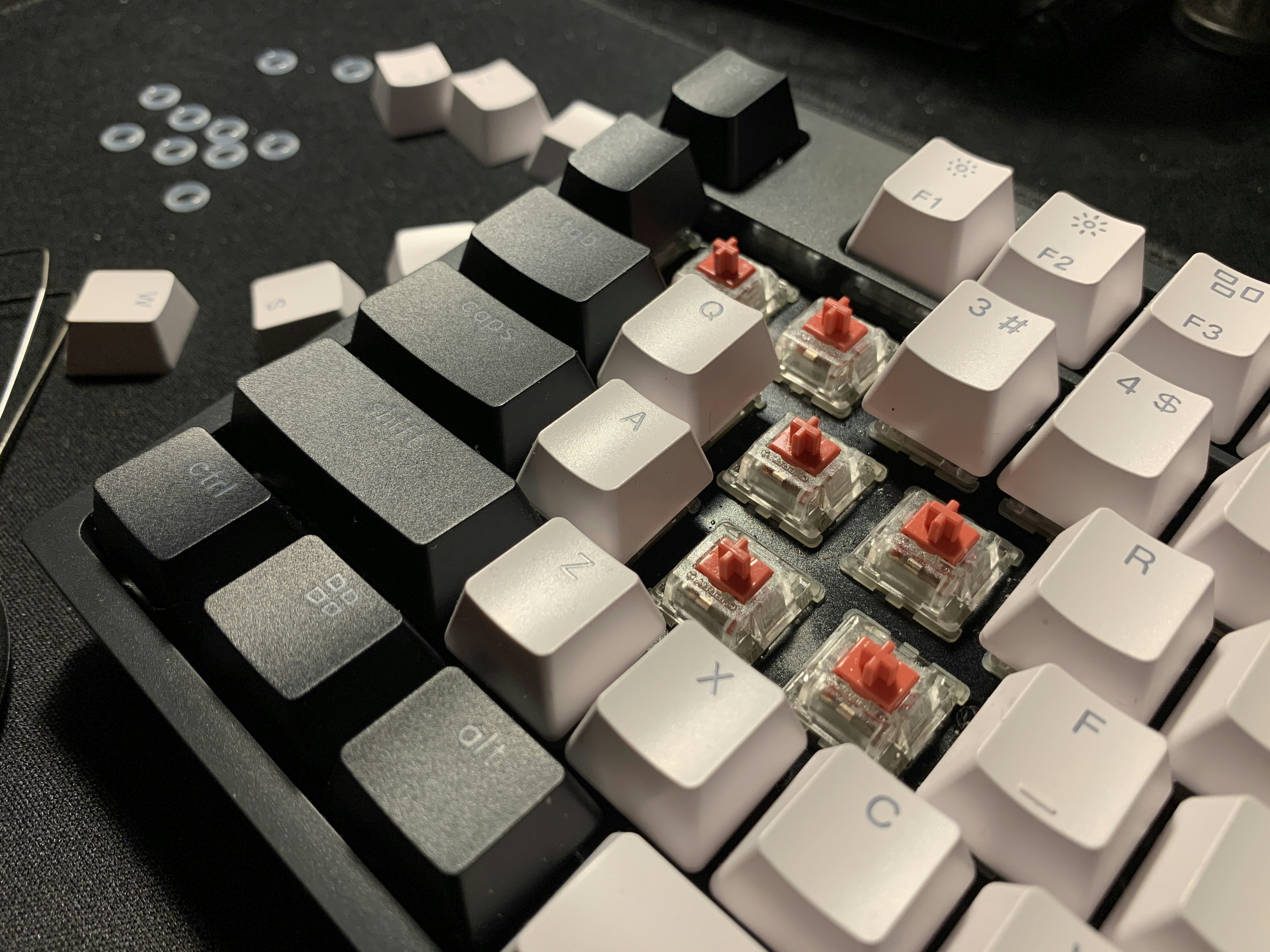 Cherry MX Silent Red RGB Switches | Linear Switches | Drop