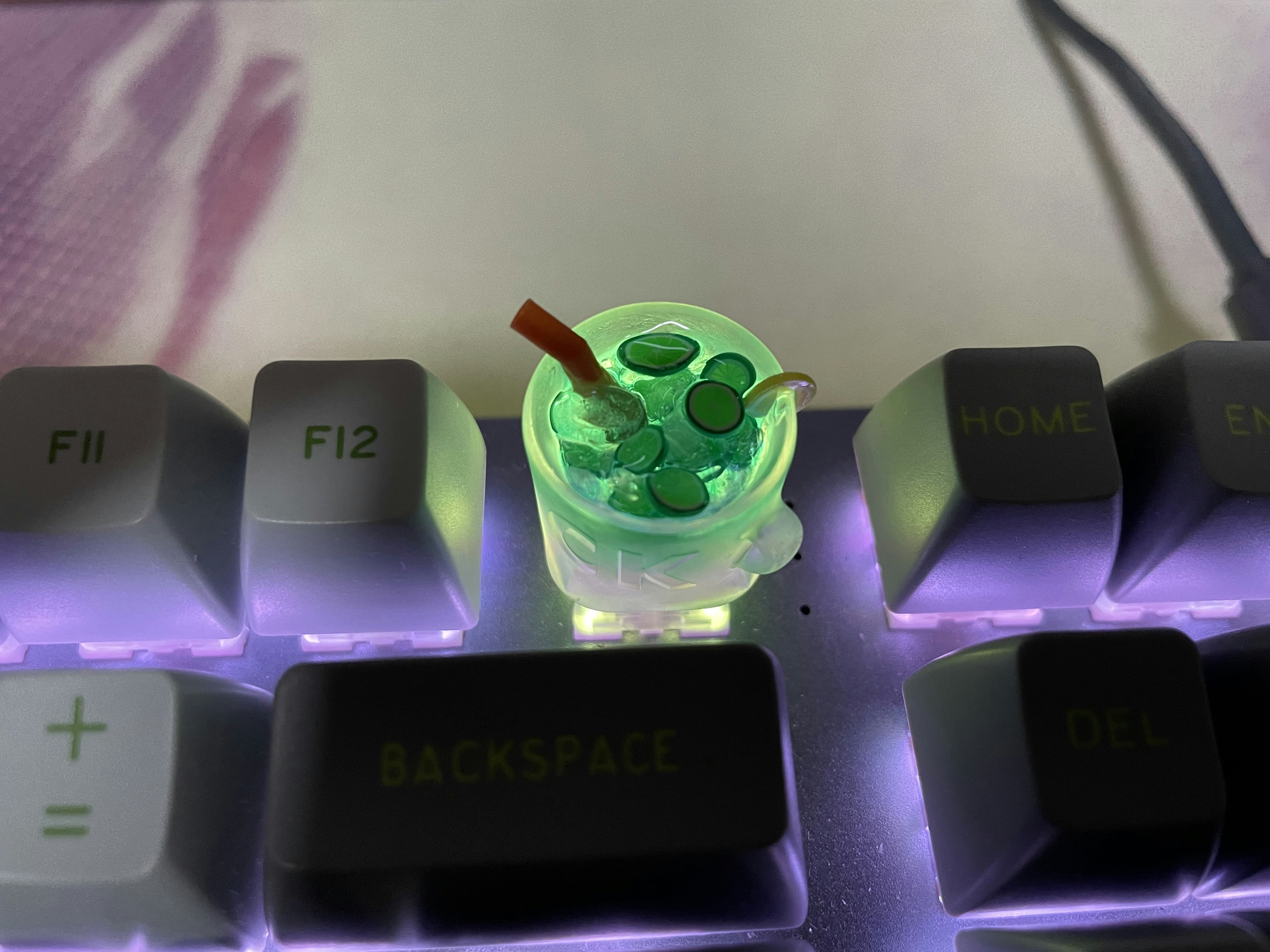 Cool Kit Studio Summer Drink Artisan Keycap | Mechanical Keyboards ...