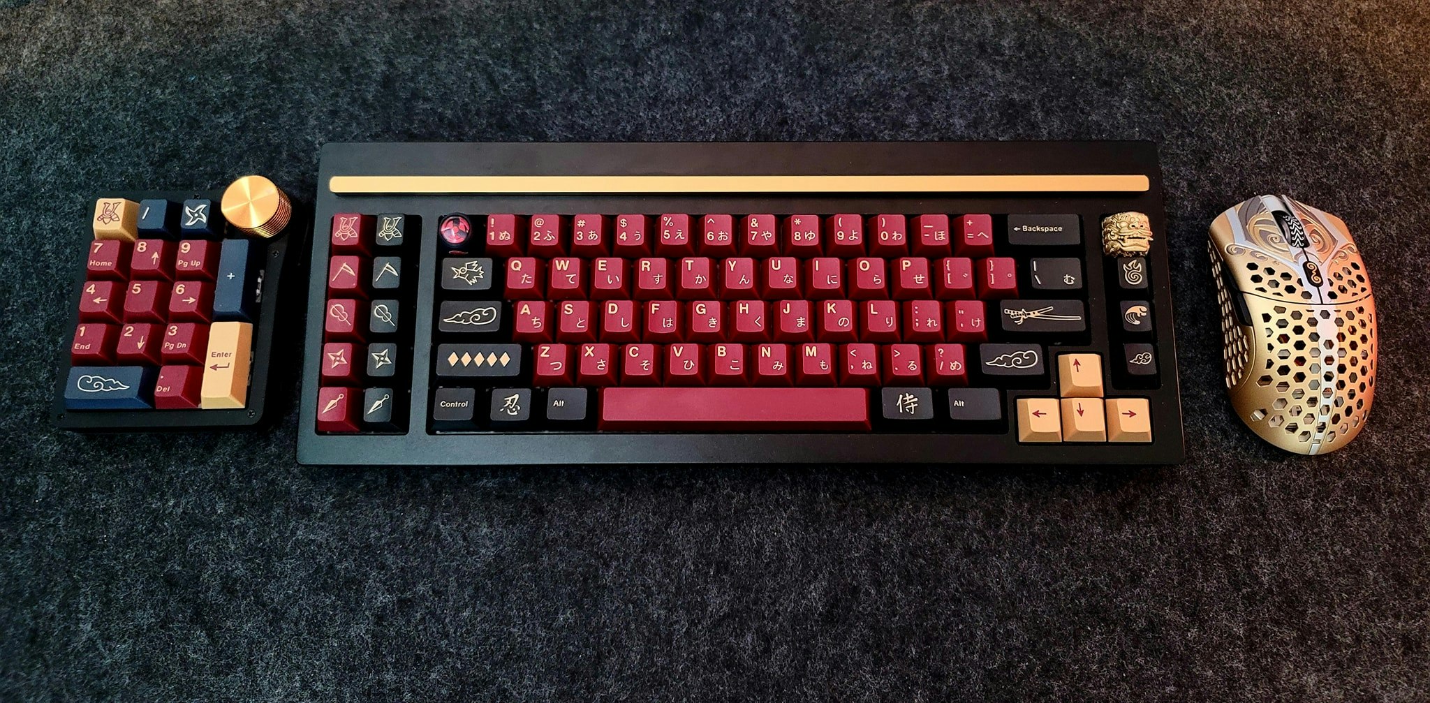 Mechcables Red Samurai Custom Coiled Aviator USB Cable | Mechanical ...