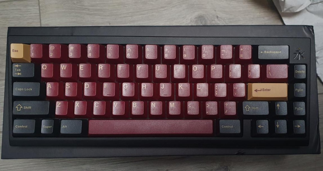 GMK Red Samurai on the Forever65 | Drop