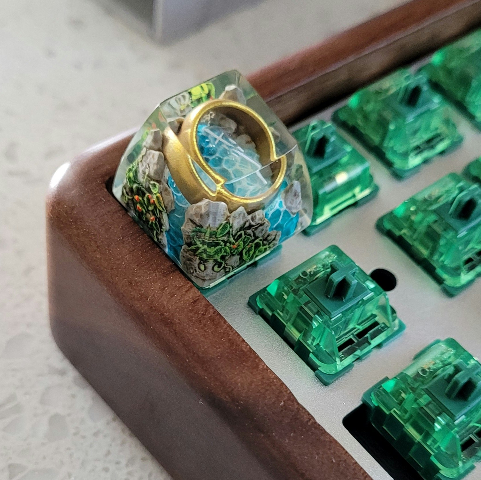 Drop + The Lord of the Rings The One Ring Artisan Keycap