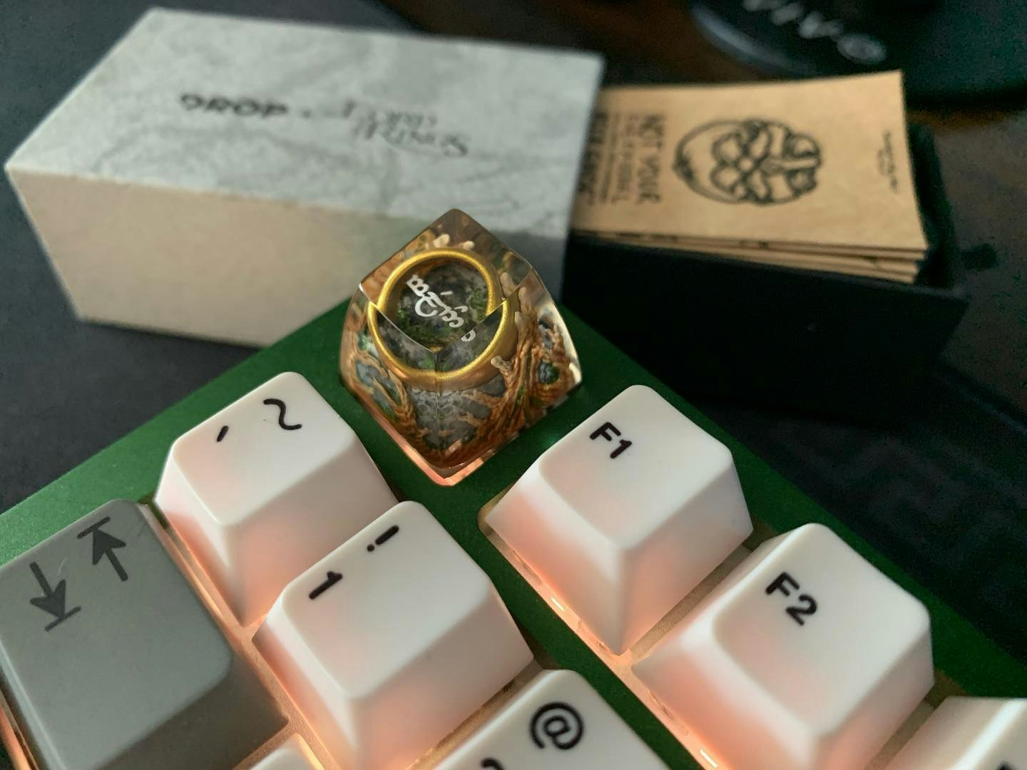 Drop + The Lord of the Rings™ The One Ring Artisan Keycap | Mechanical ...