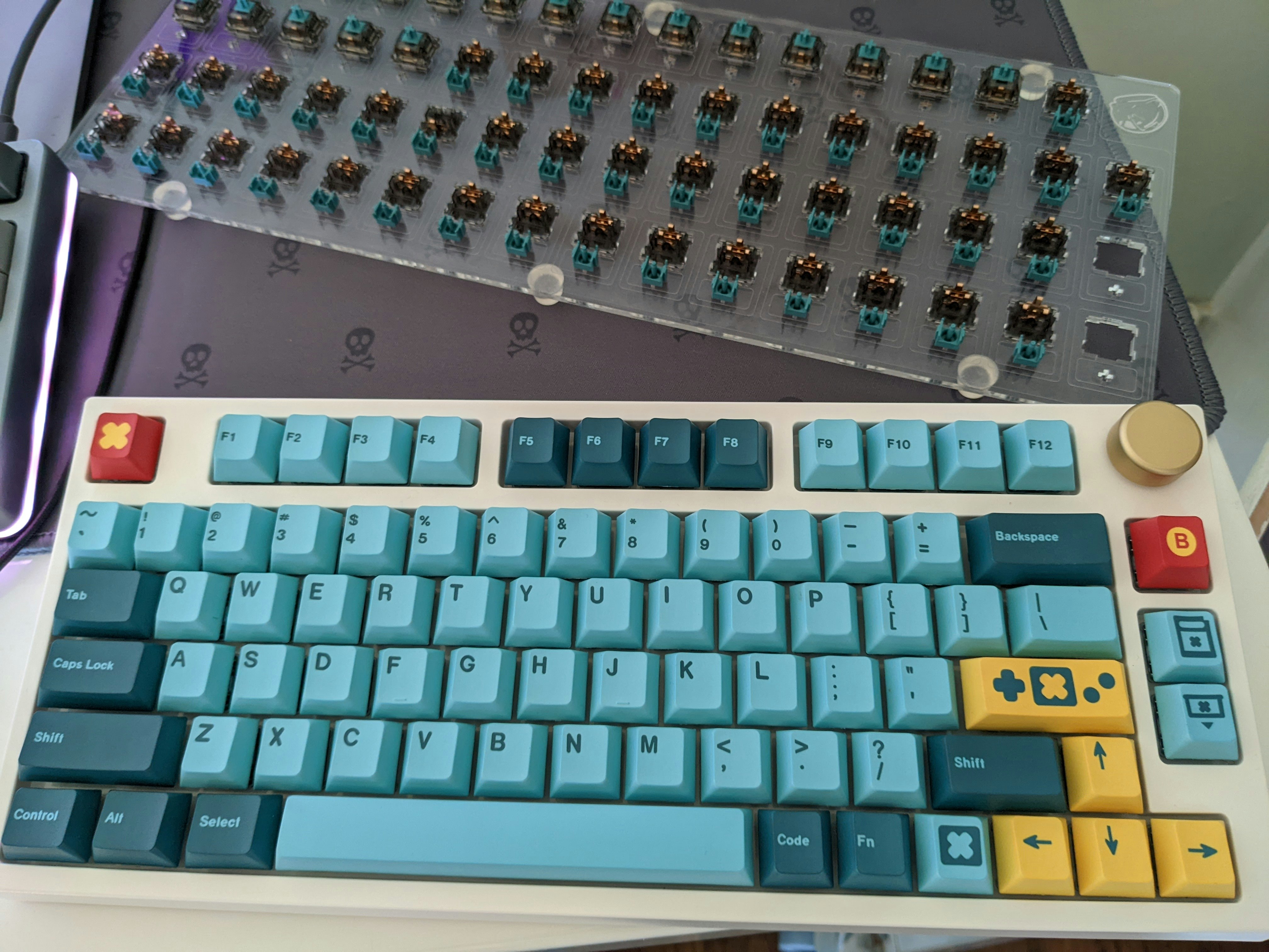 Keydous NJ80 Barebones Bluetooth RGB Hot-Swappable Keyboard | Drop