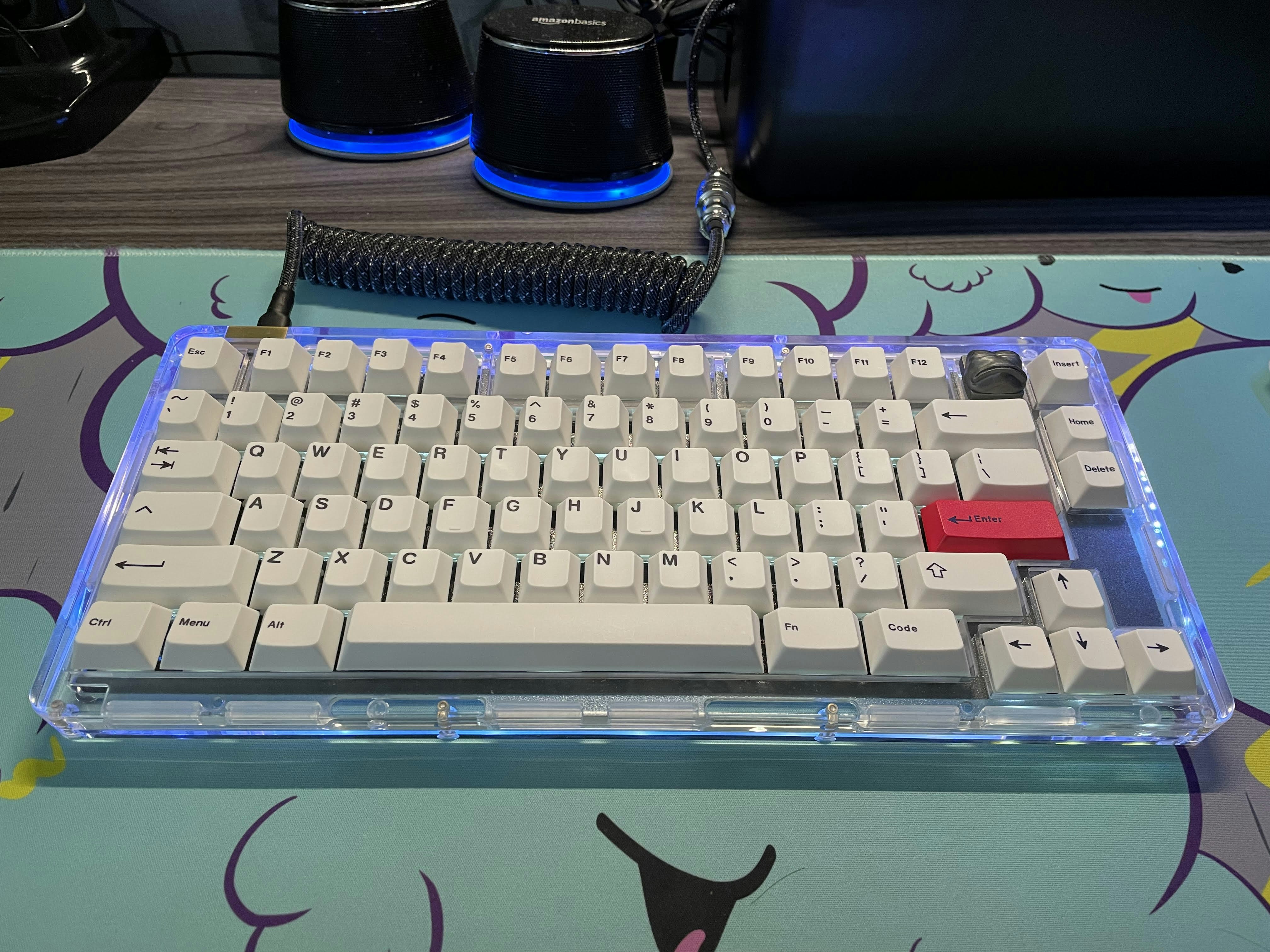 IDOBAO ID80 Crystal Gasket Keyboard Kit | 75% Custom Layout Mechanical ...