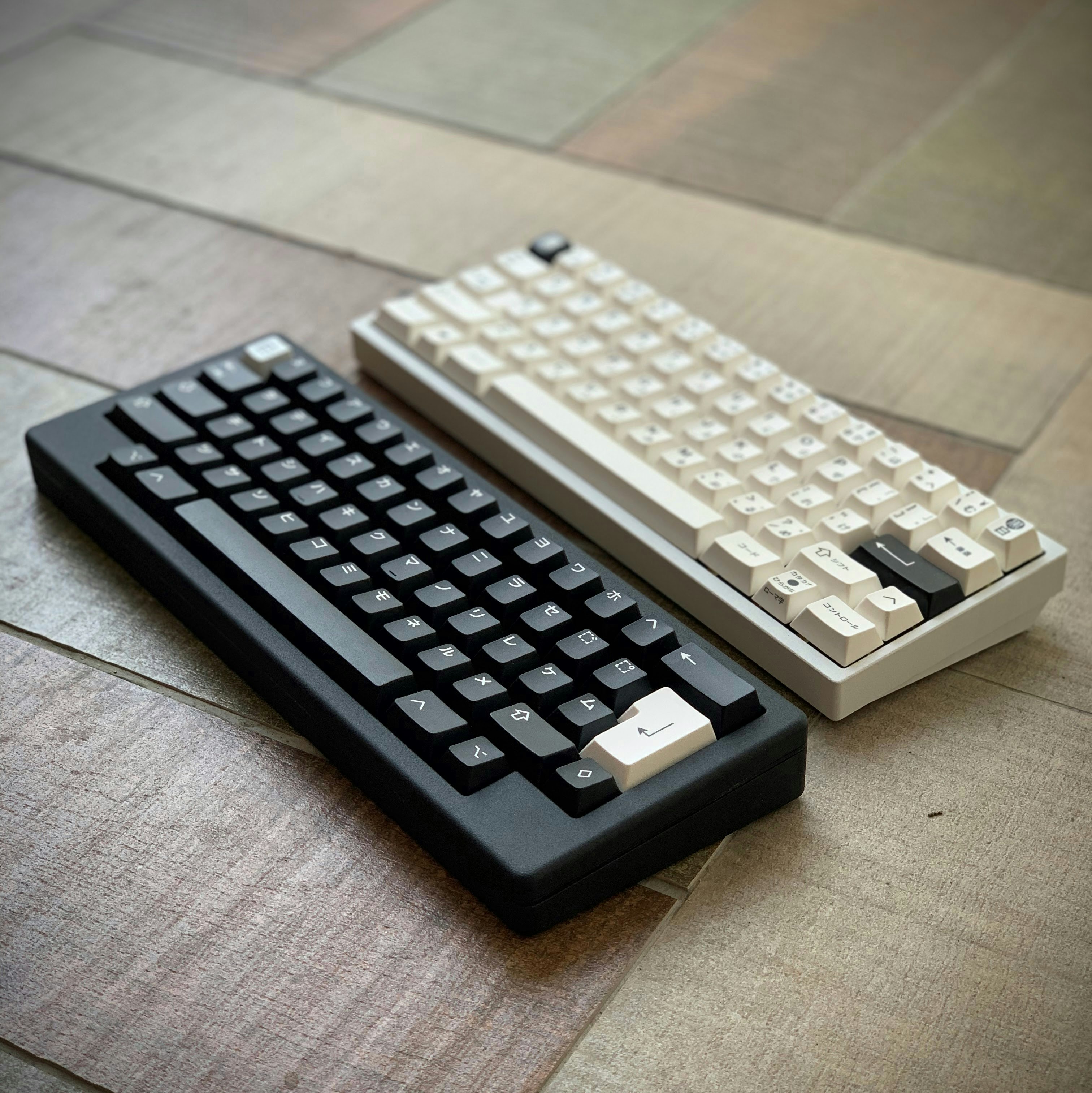 Drop GMK White-on-Black Katakana Custom Keycap Set | Doubleshot ABS ...