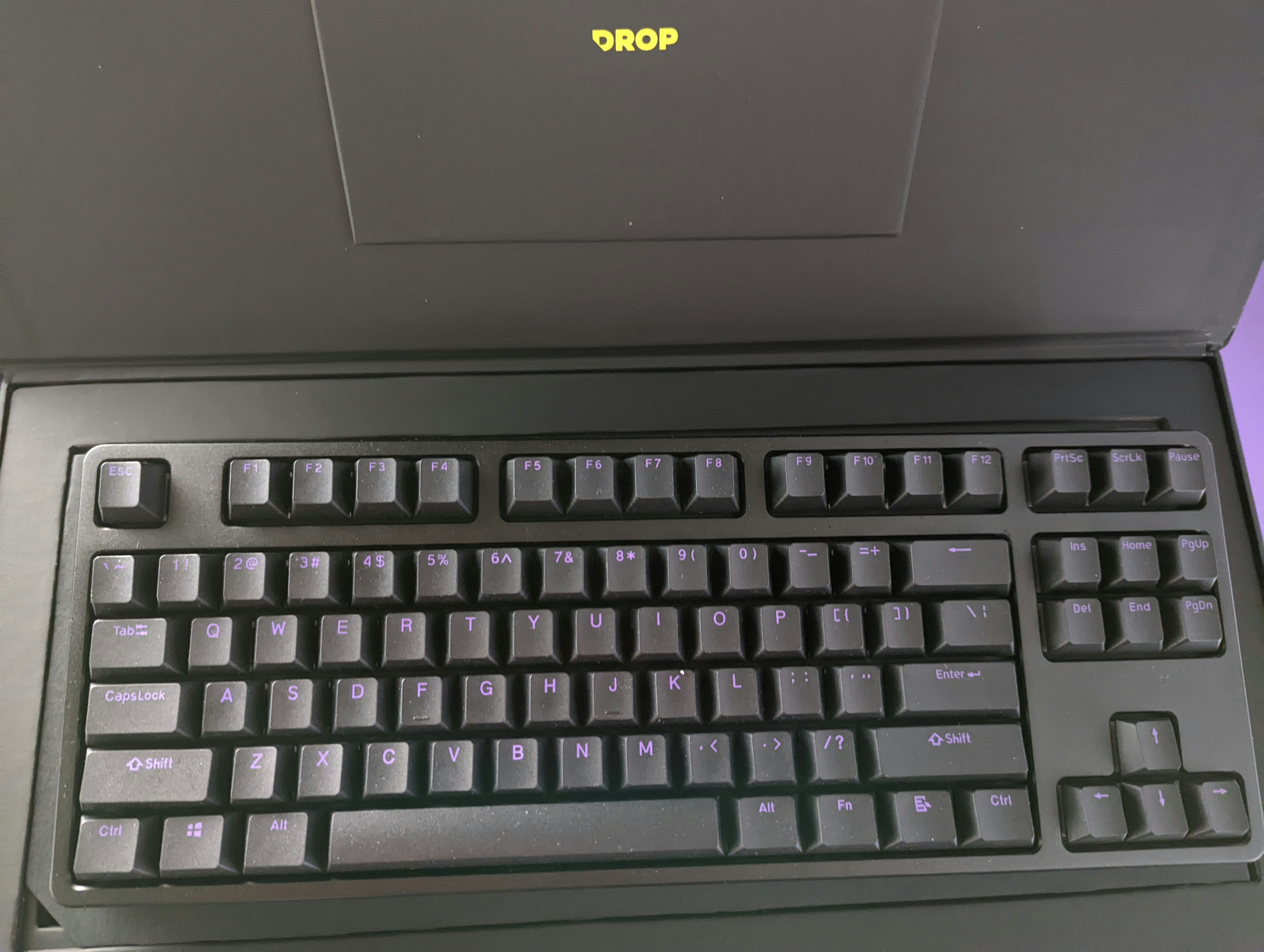 Drop Signature Series Purple Midnight Keyboard | Mechanical Keyboards ...