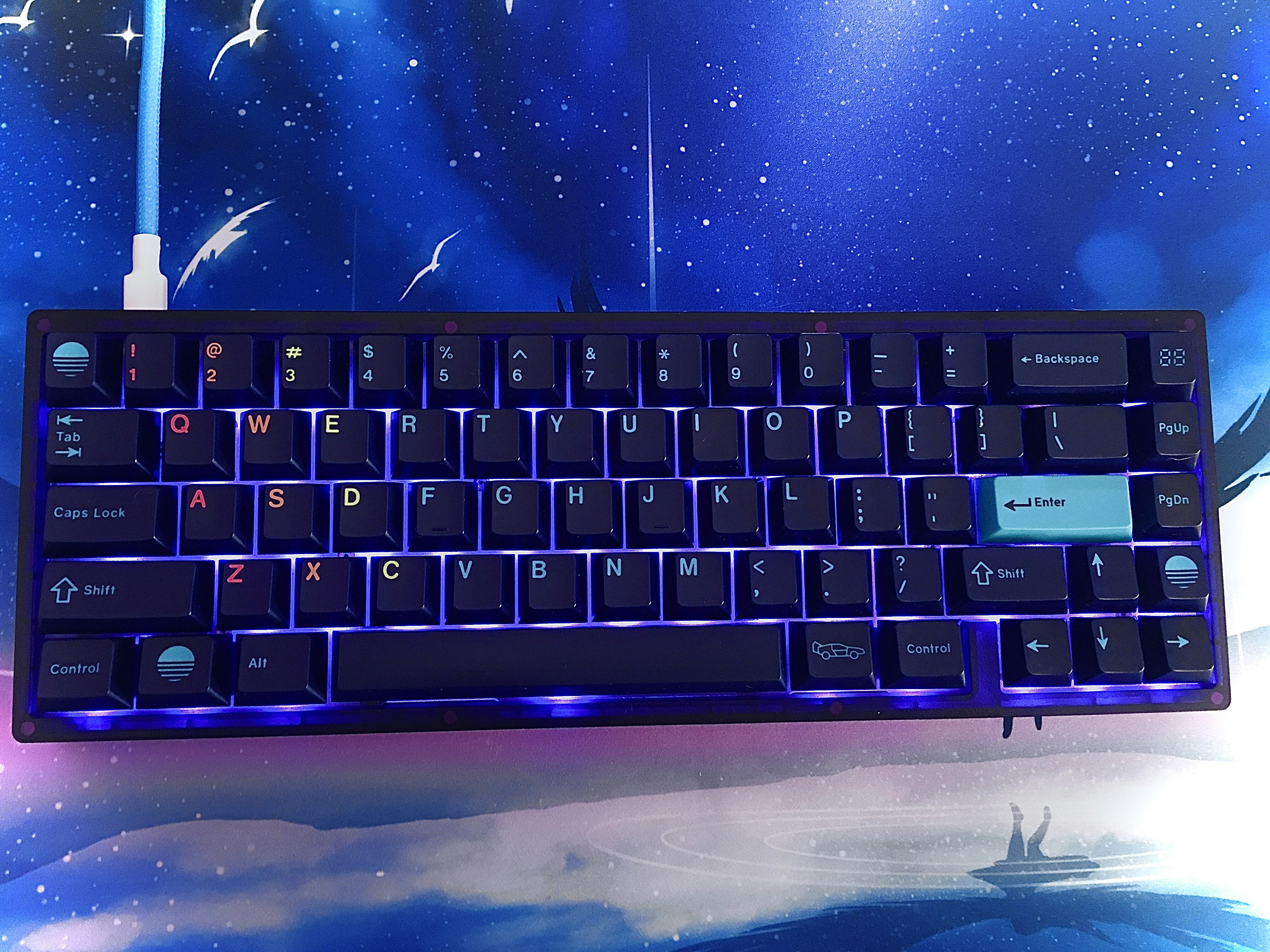 New Synthwave Themed Keyboard | Drop